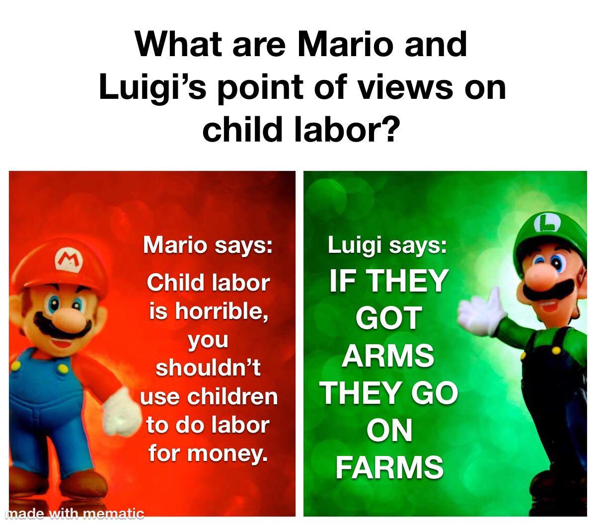 Luigi spitting some facts | Scrolller