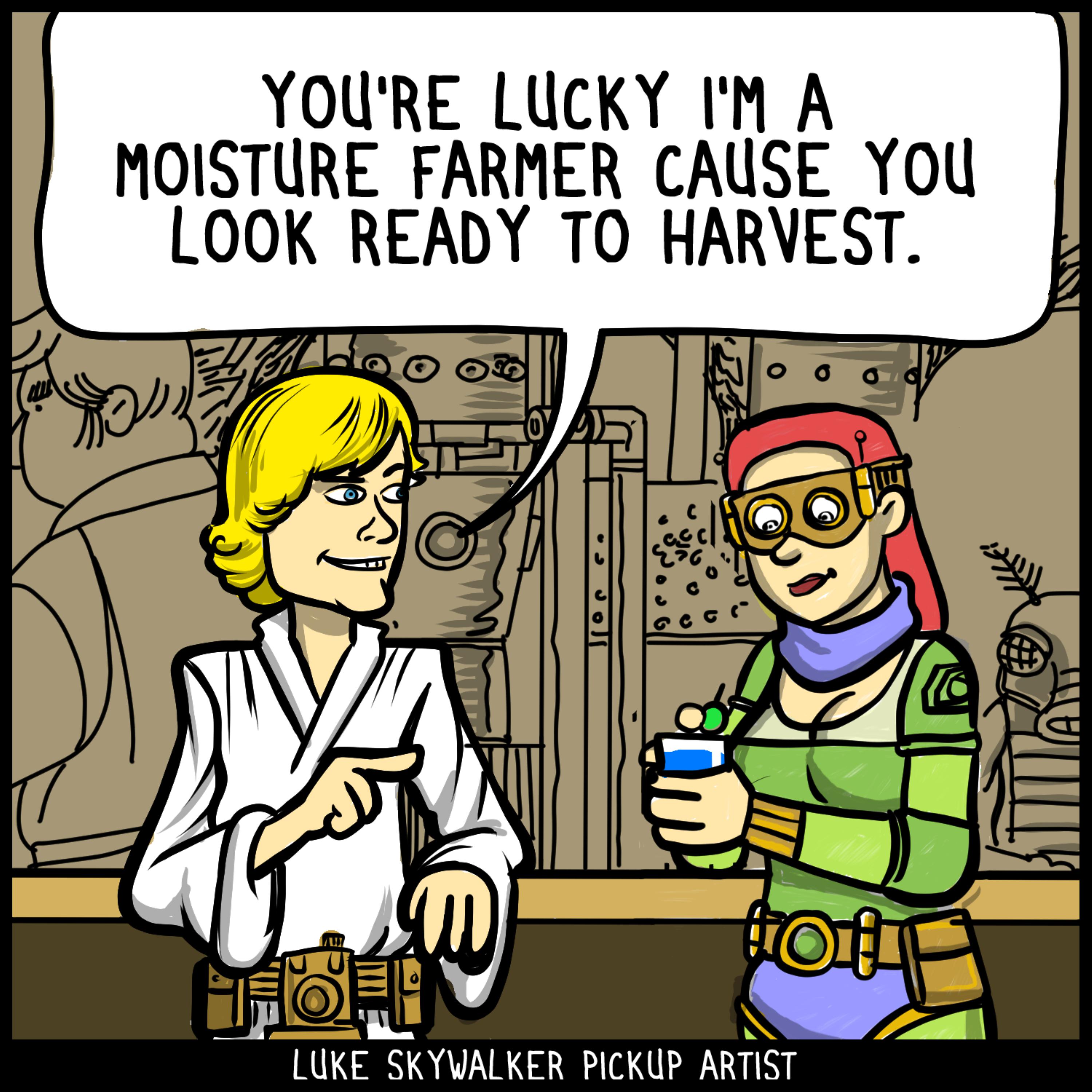 Luke Skywalker, Pickup Artist | Scrolller