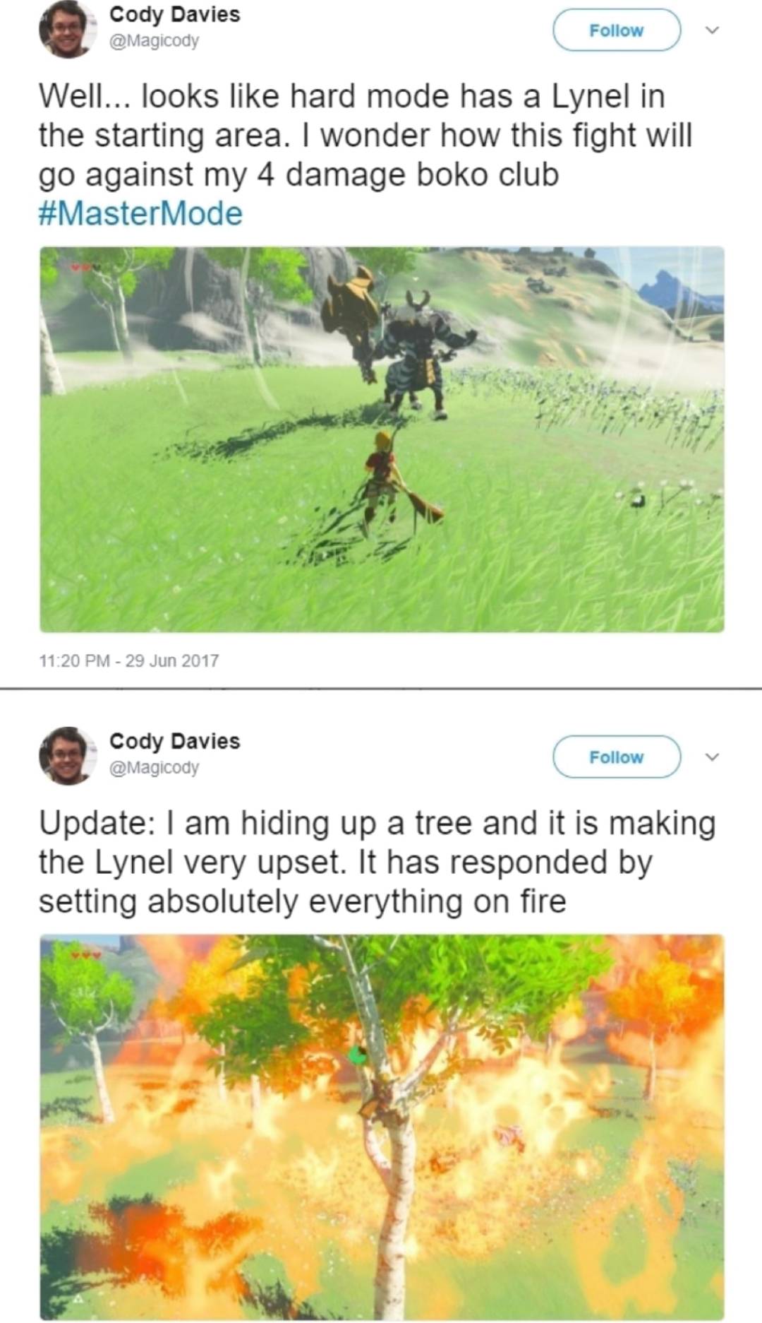 Lynel in the starting area | Scrolller