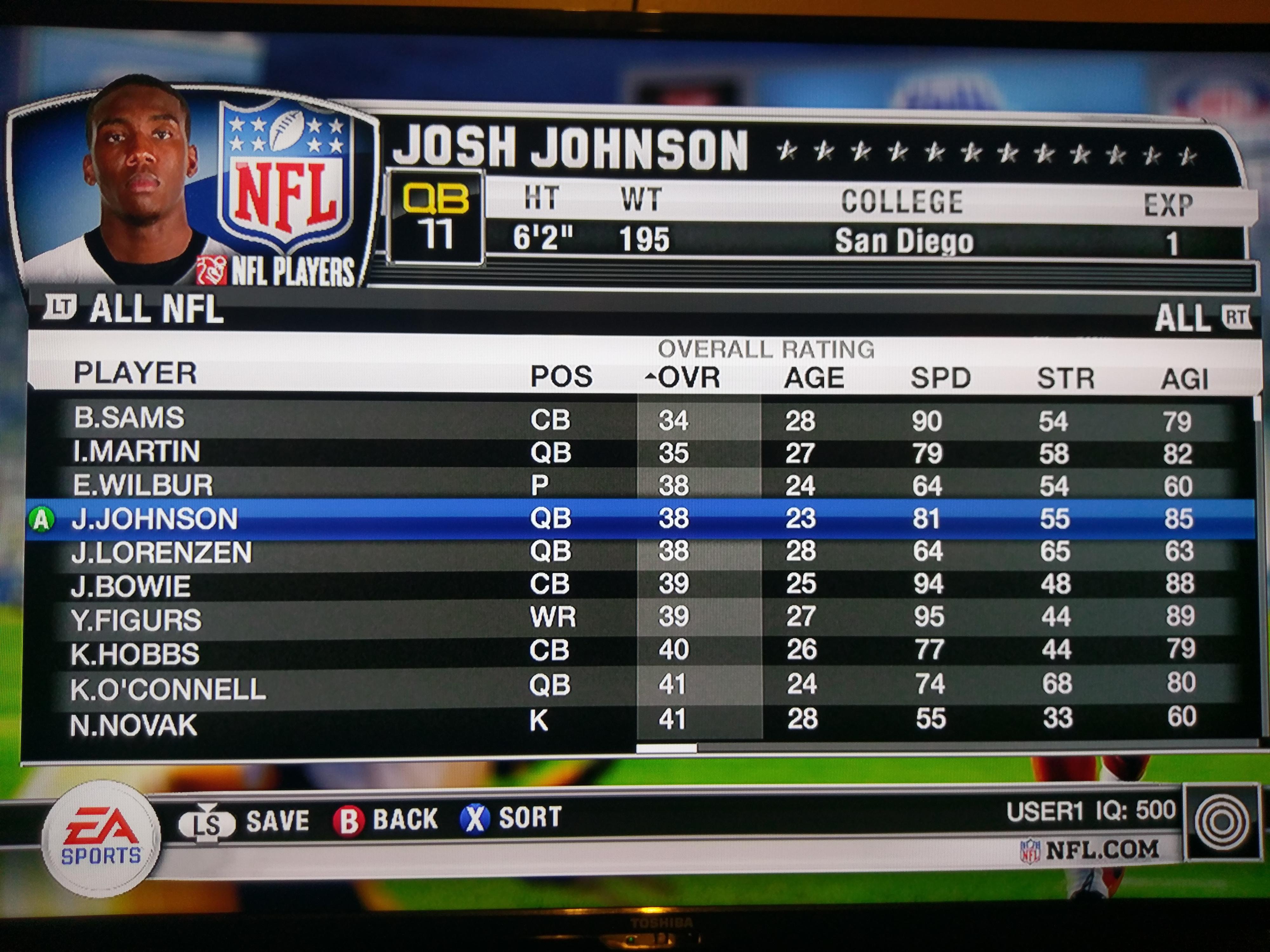 Madden 10 showing our man no respect | Scrolller