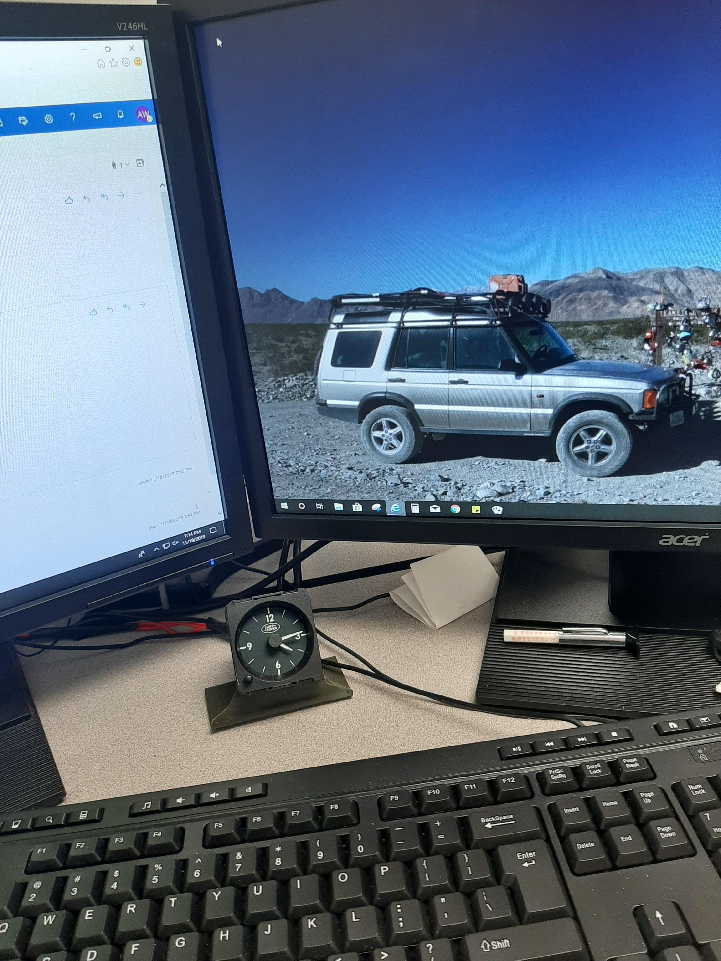 Made a desk clock for my office from an old Range clock | Scrolller