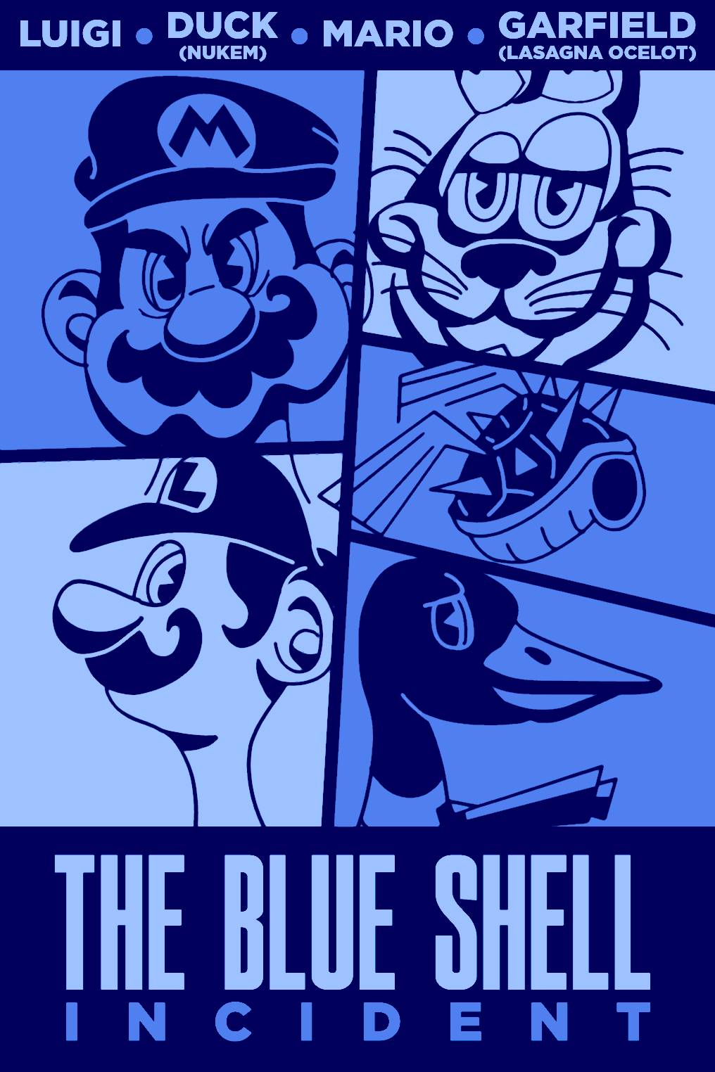 Made a movie poster for Joel's "Blue Shell Incident" movie | Scrolller
