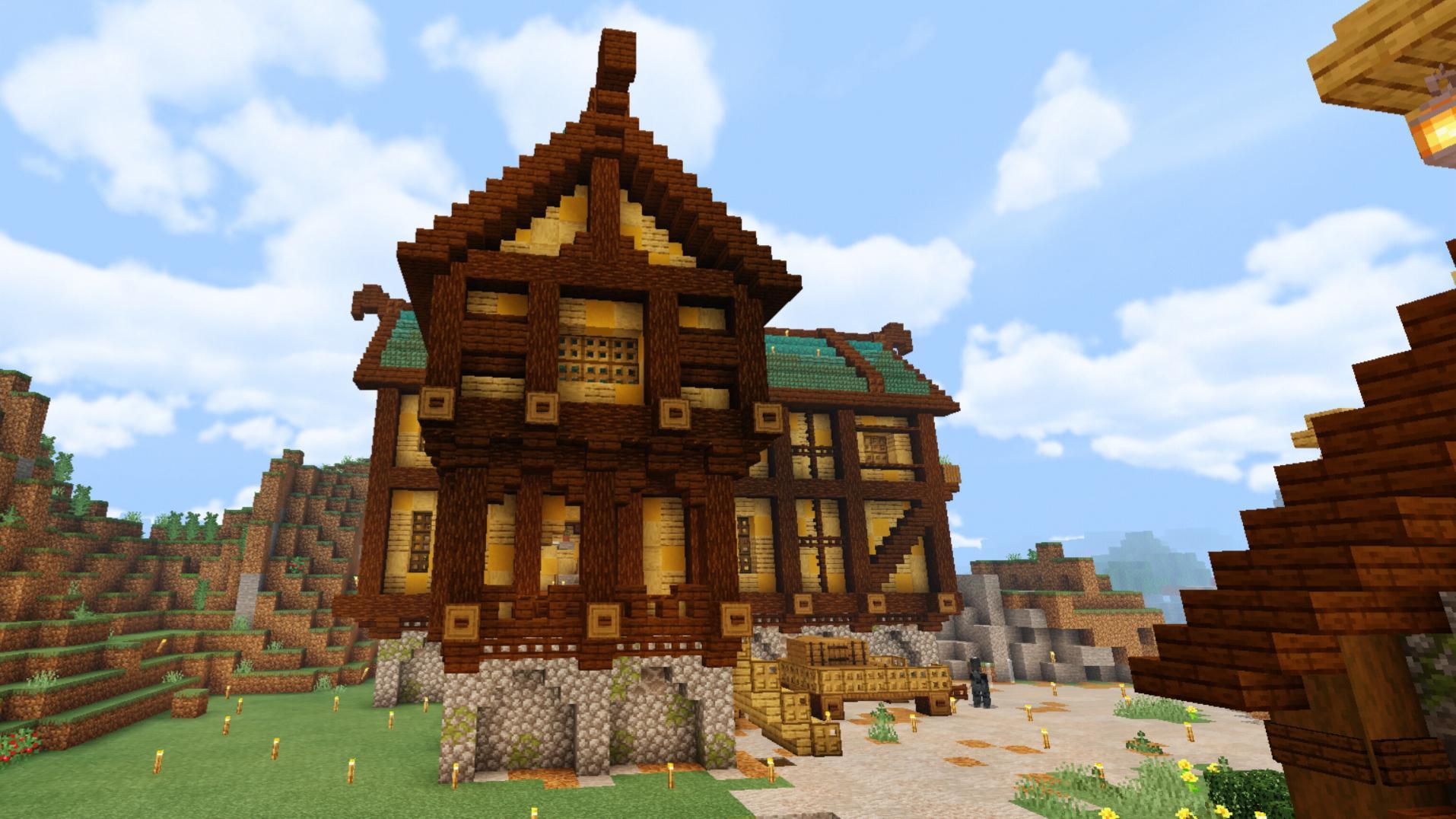 Made a tavern in my medieval village (short timelapse in comments) | Scrolller