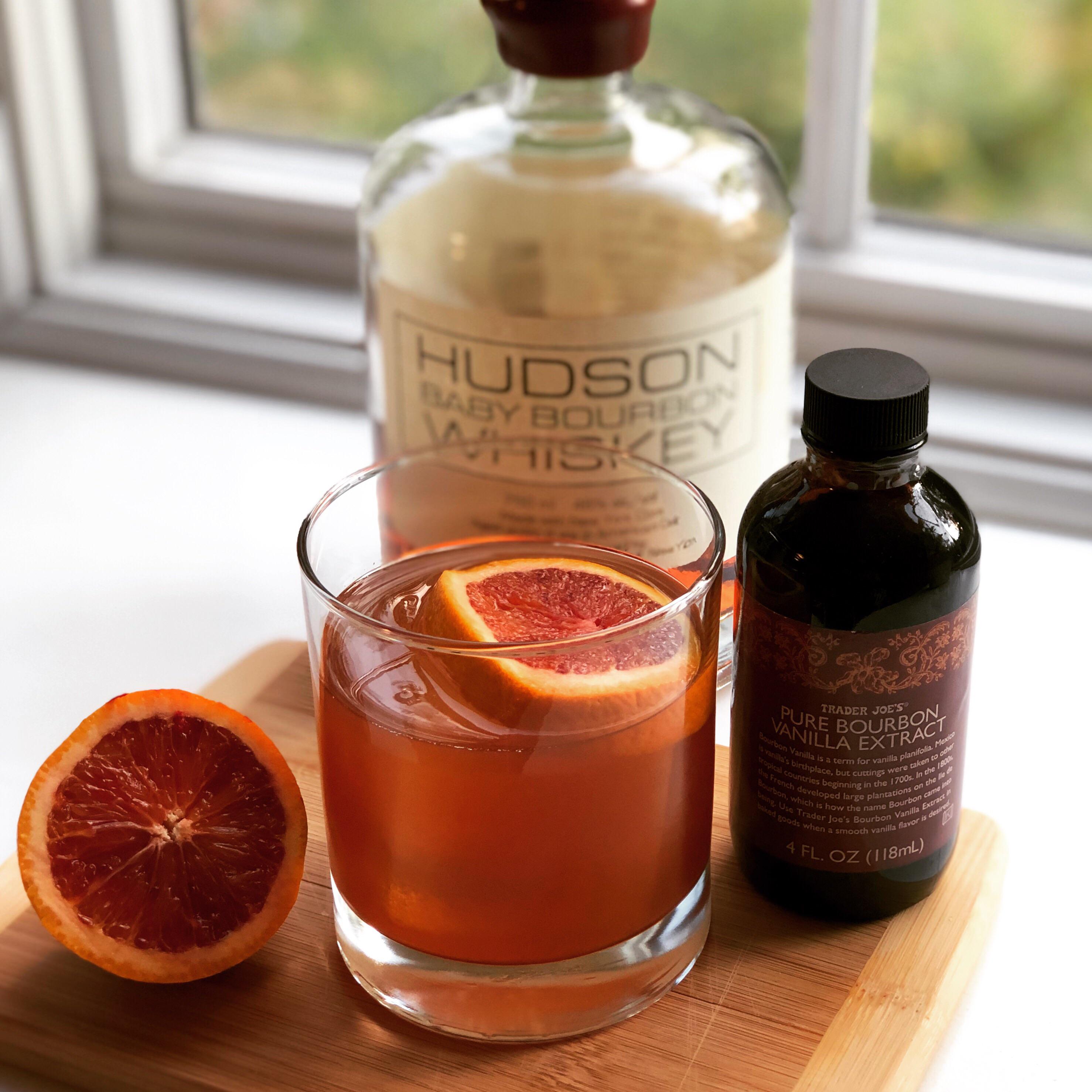 Made a vanilla and blood orange old fashioned | Scrolller