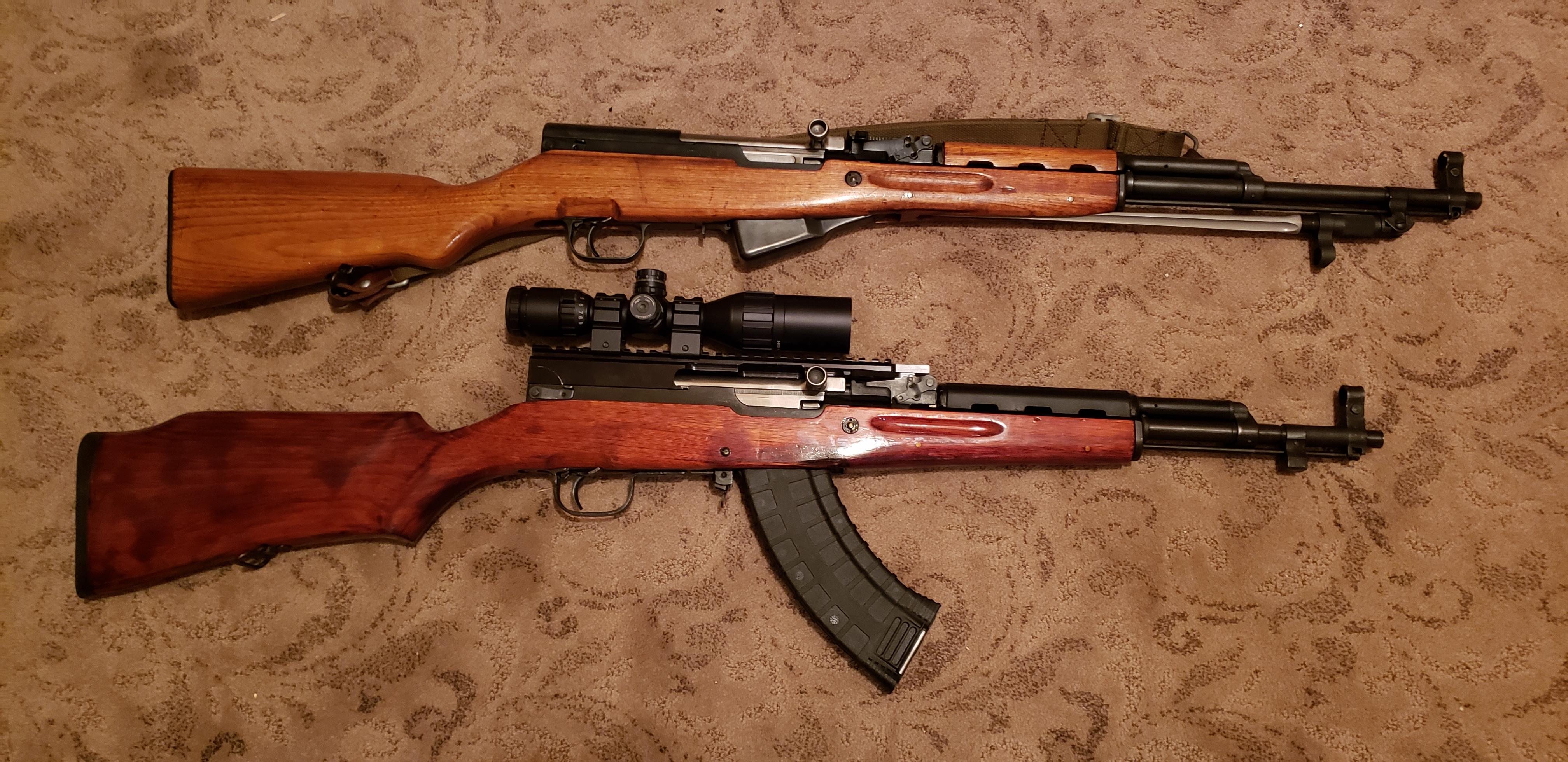 Made an awesome trade for a Model M and my first SKS above it. | Scrolller