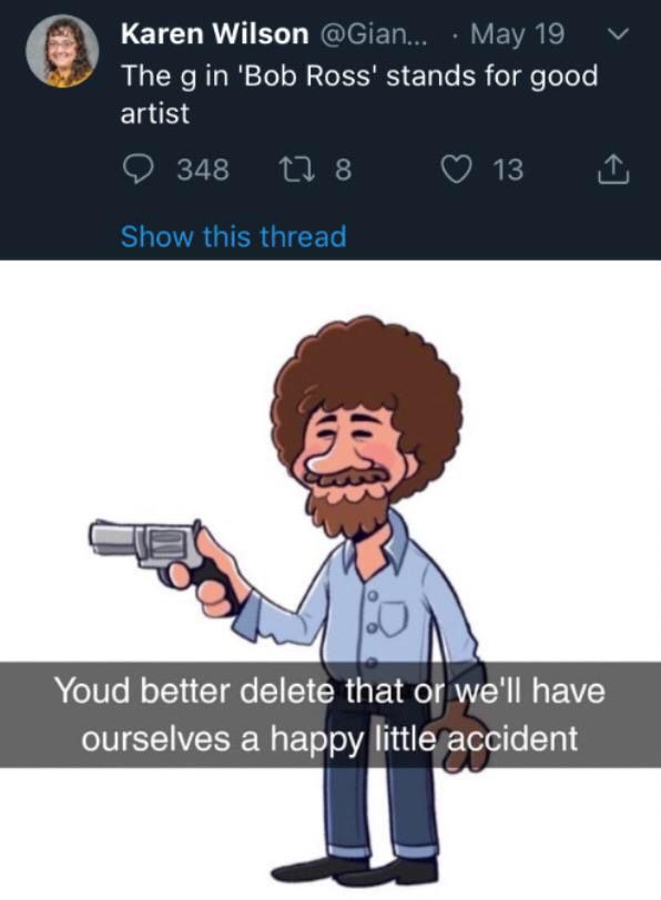 Made by GasGsa in r/bob Ross | Scrolller