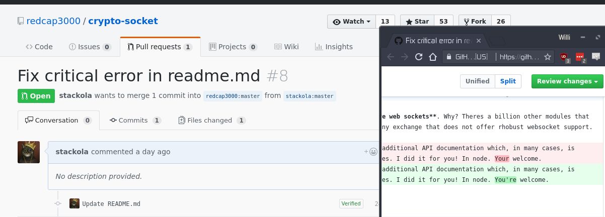 Made my first big contribution to open source software today | Scrolller