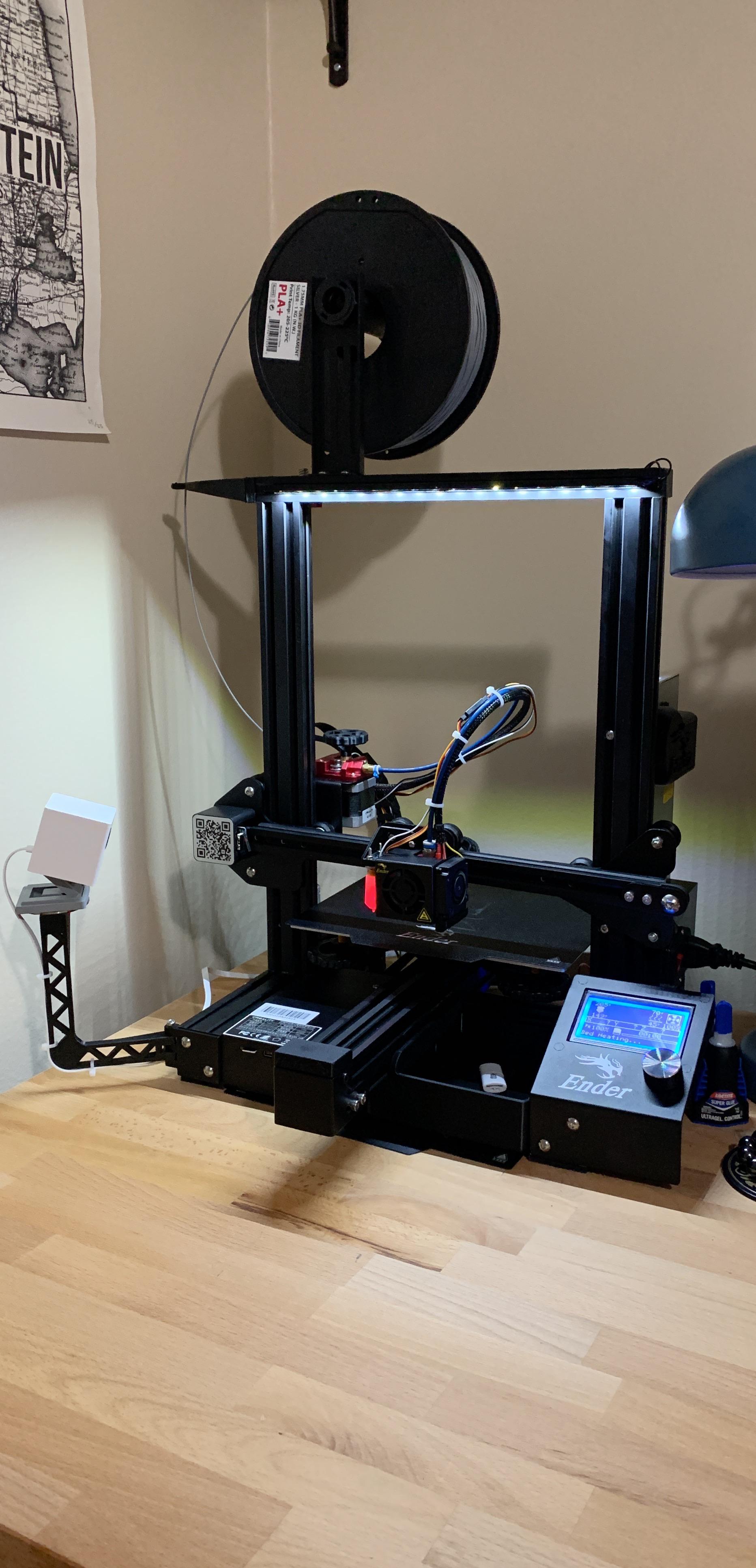 Made some upgrades to the printer this evening. Looks great! | Scrolller