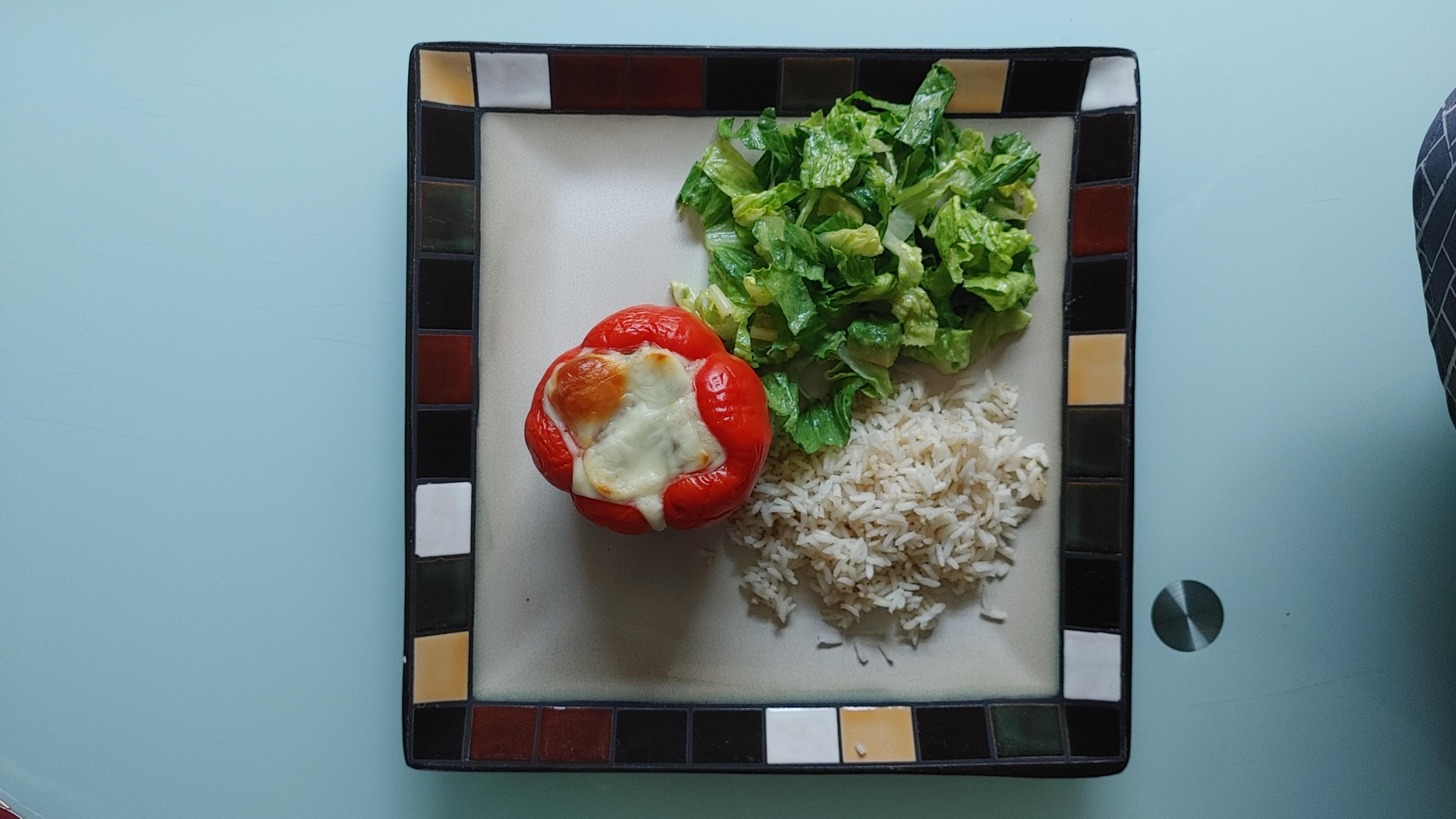 Made stuffed bell peppers for the first time! Self created recipe in comments | Scrolller