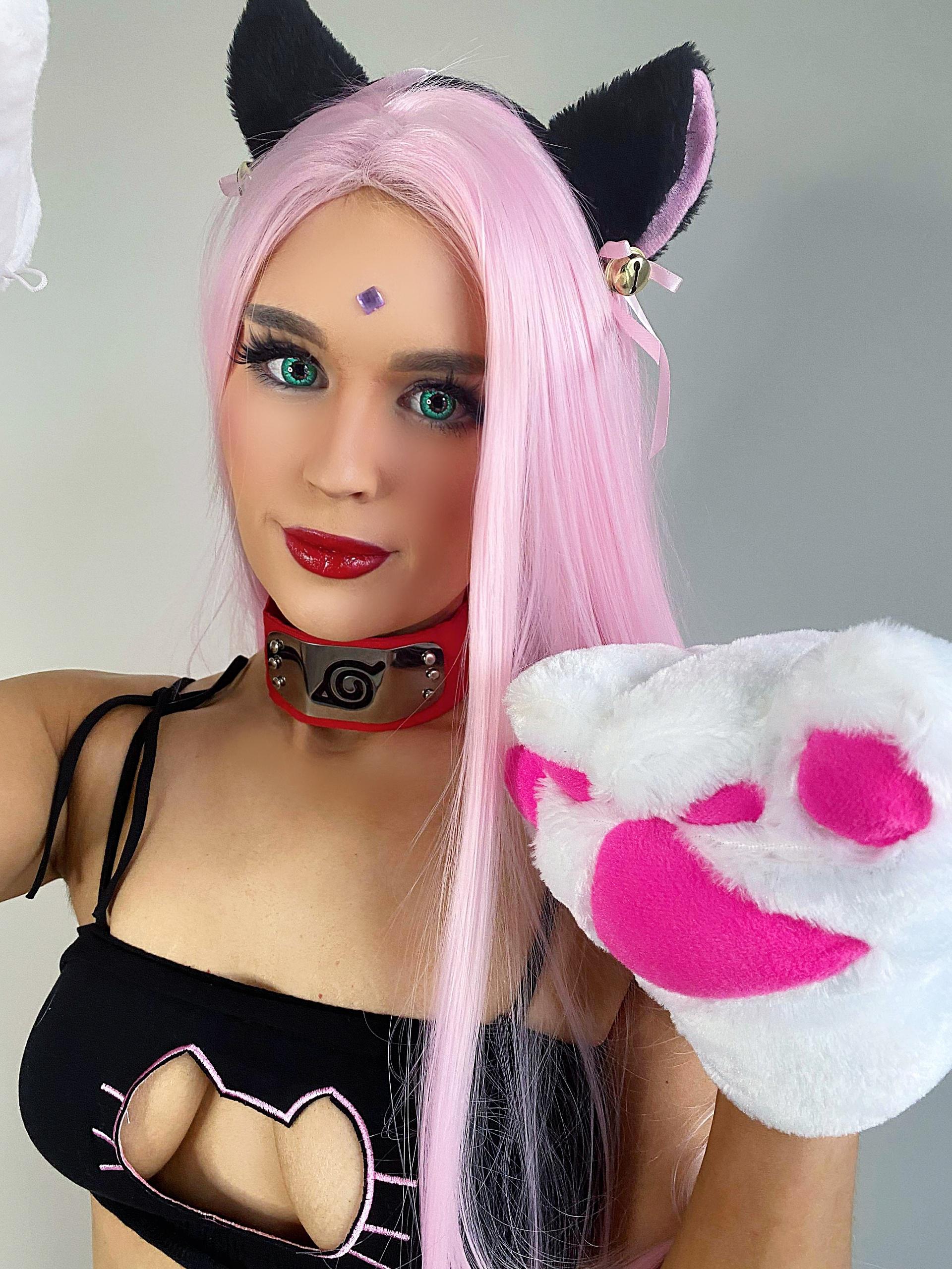 MadEmLush as Neko Sakura Haruno! | Scrolller