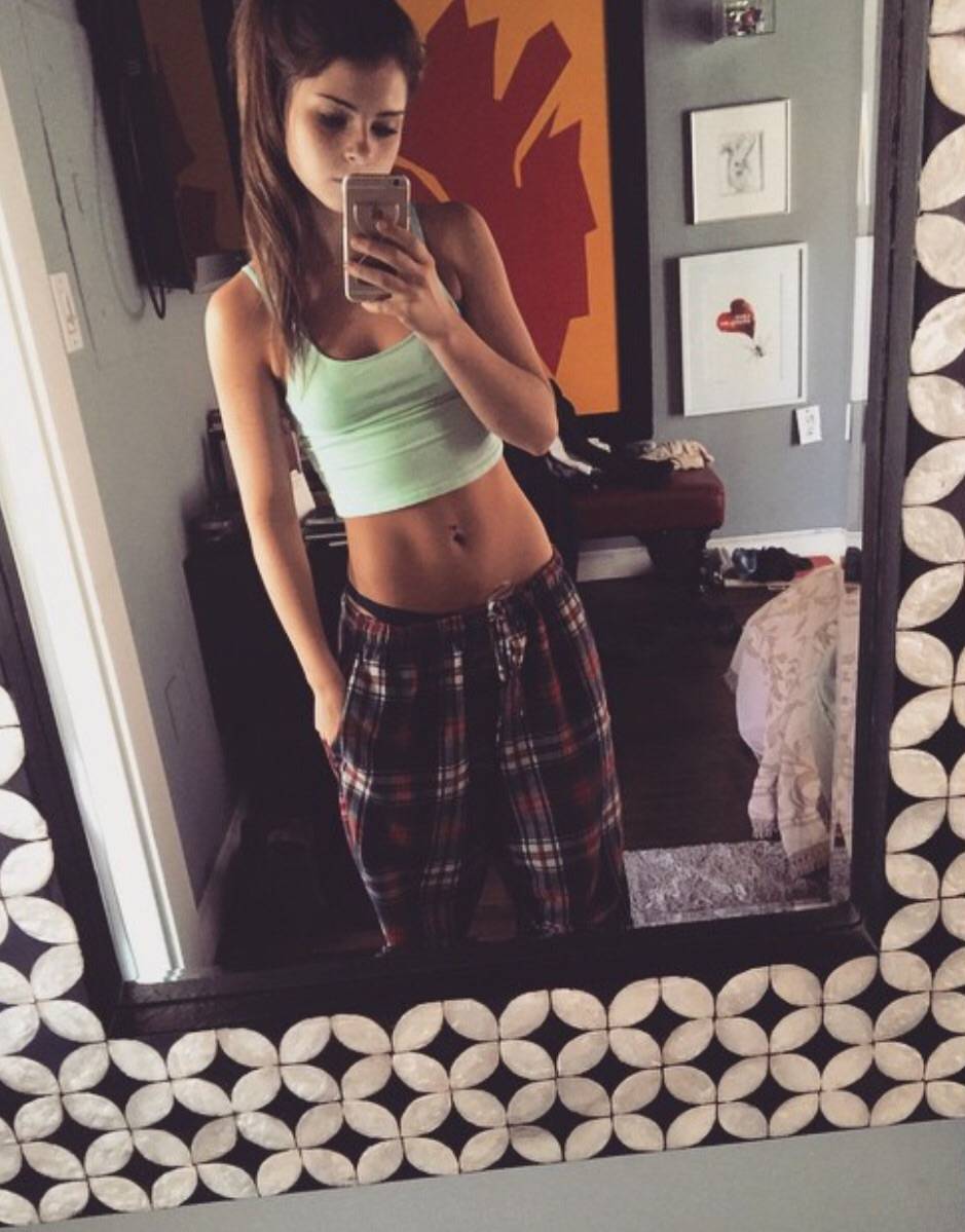 Madison Deck in Pajama Pants | Scrolller