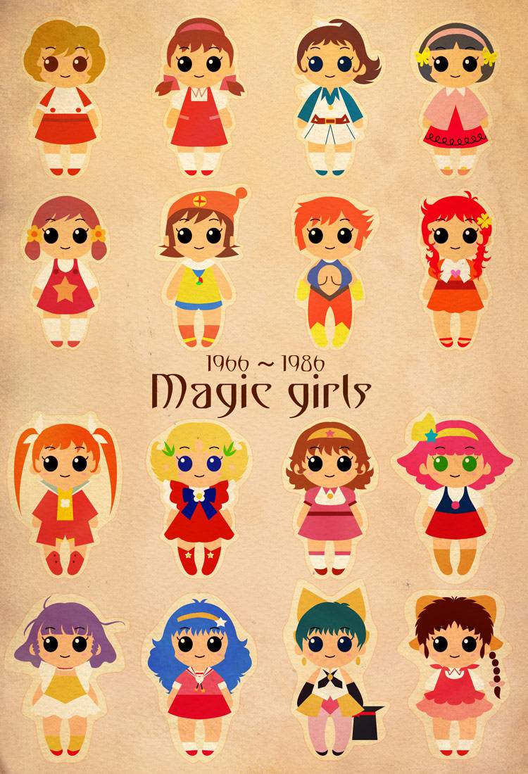 Magical Girls 1966-1986 | Scrolller