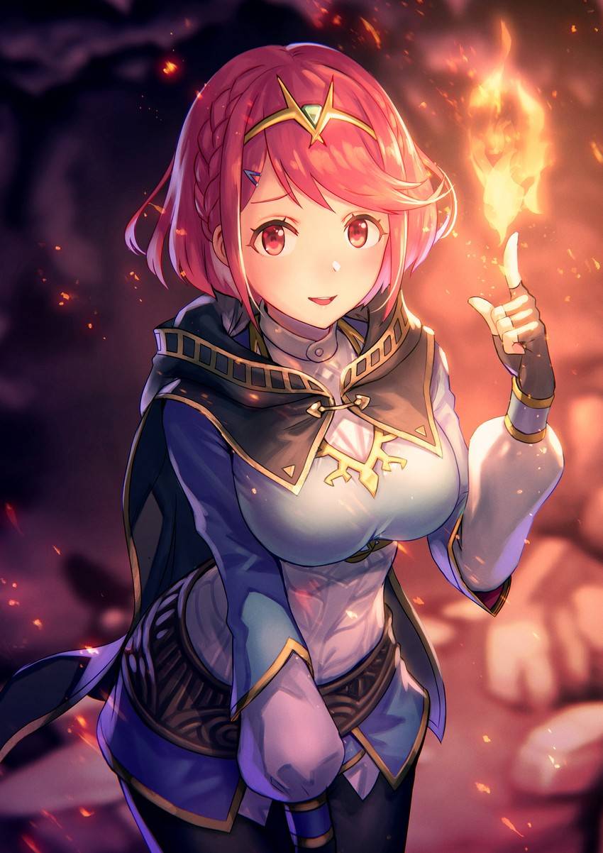 Pyra Wearing Zeldas Outfit Scrolller