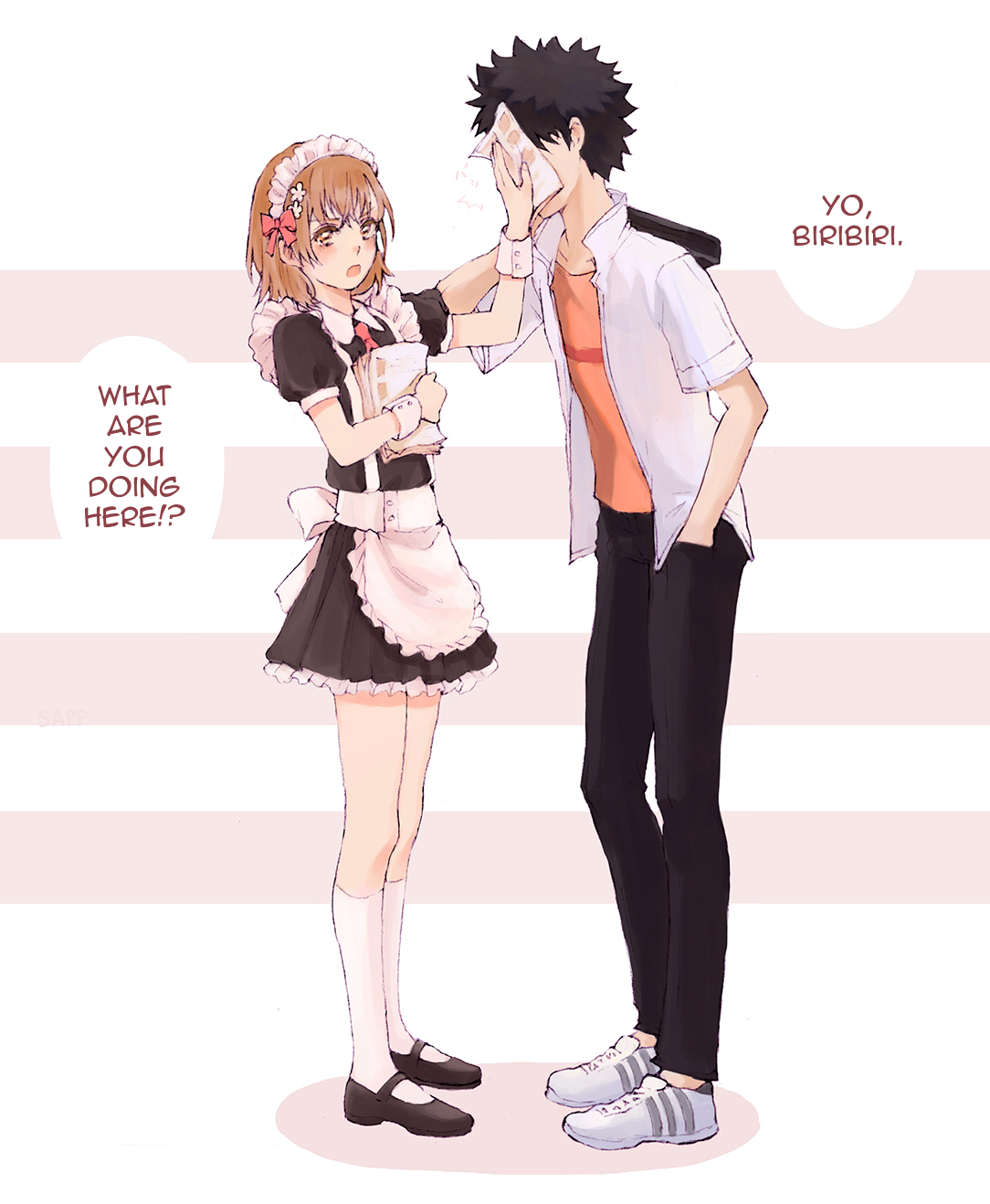 Maid cafe Biribiri. [Toaru series] | Scrolller