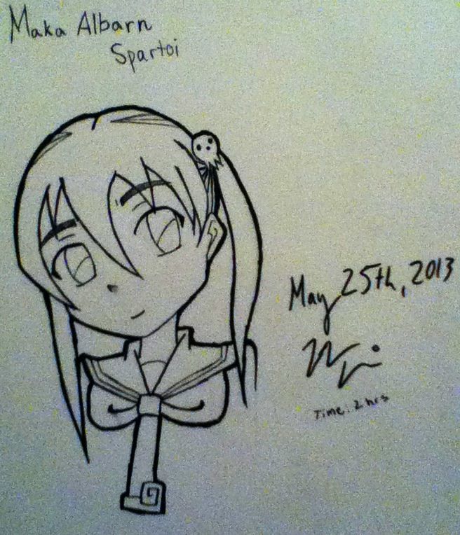 Maka Albarn: Spartoi Edition (Uncolored) | Scrolller