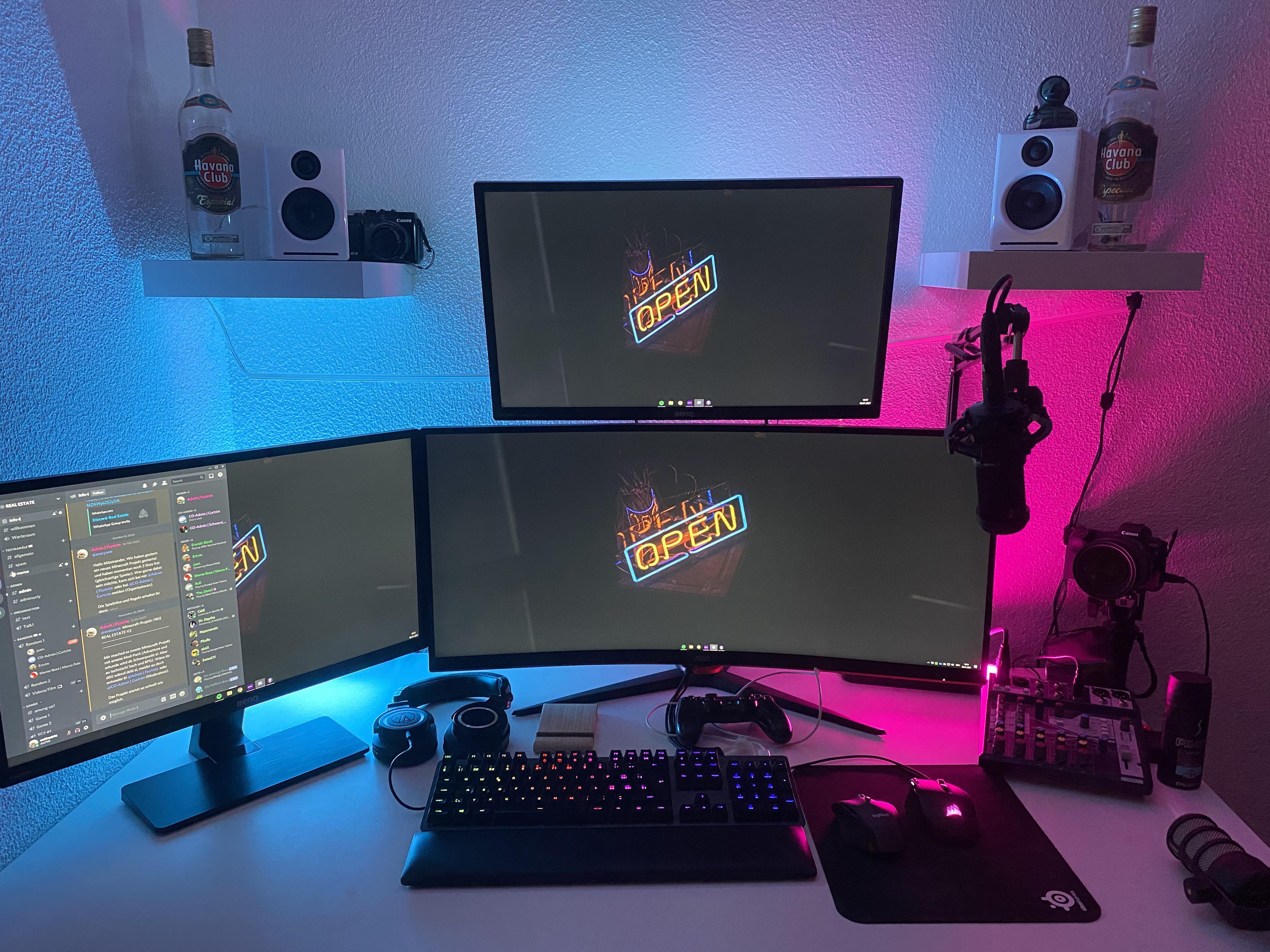 Makeover of my setup finally done! Do I need one more monitor vor symmetry? | Scrolller