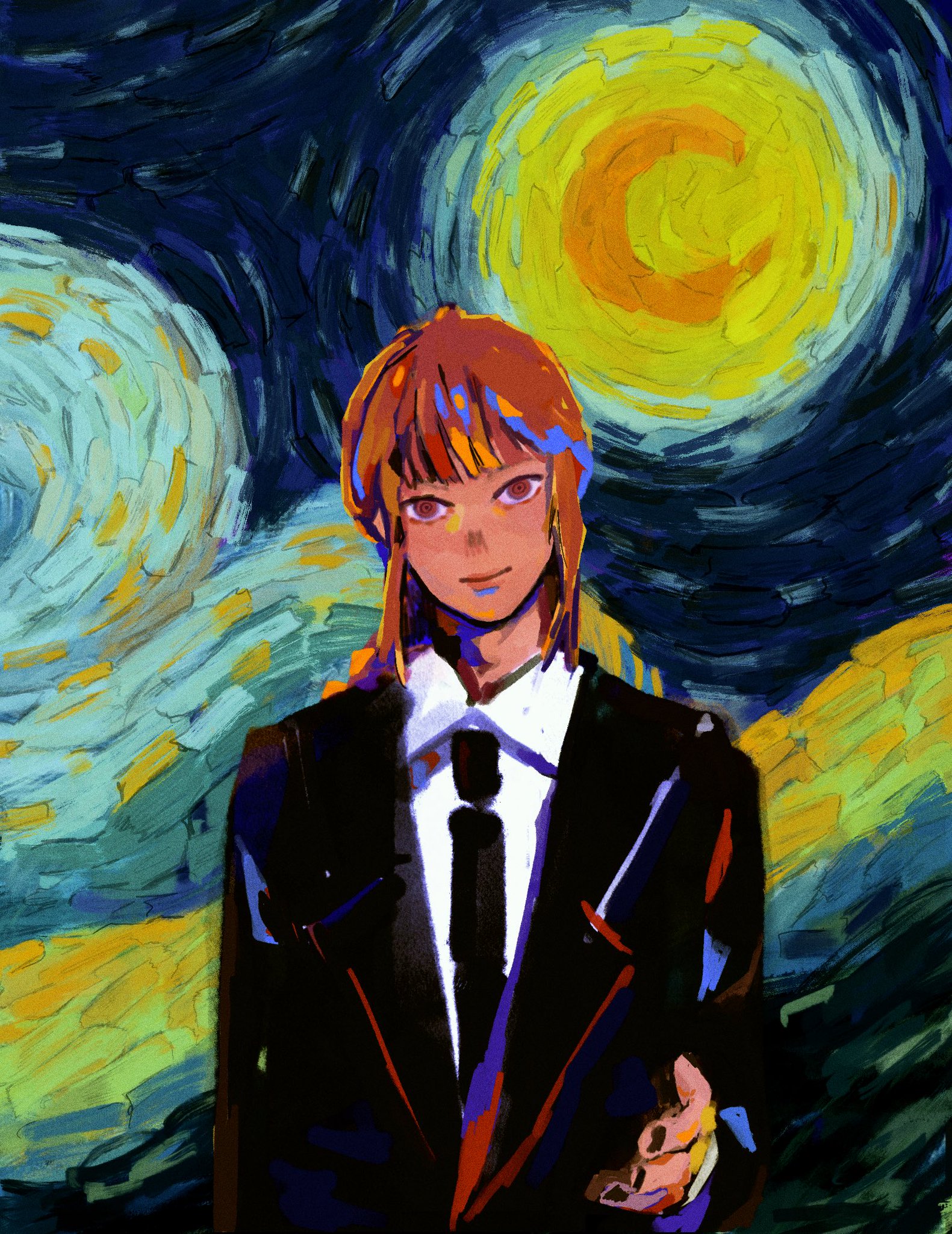 Makima by Van Gogh | Scrolller