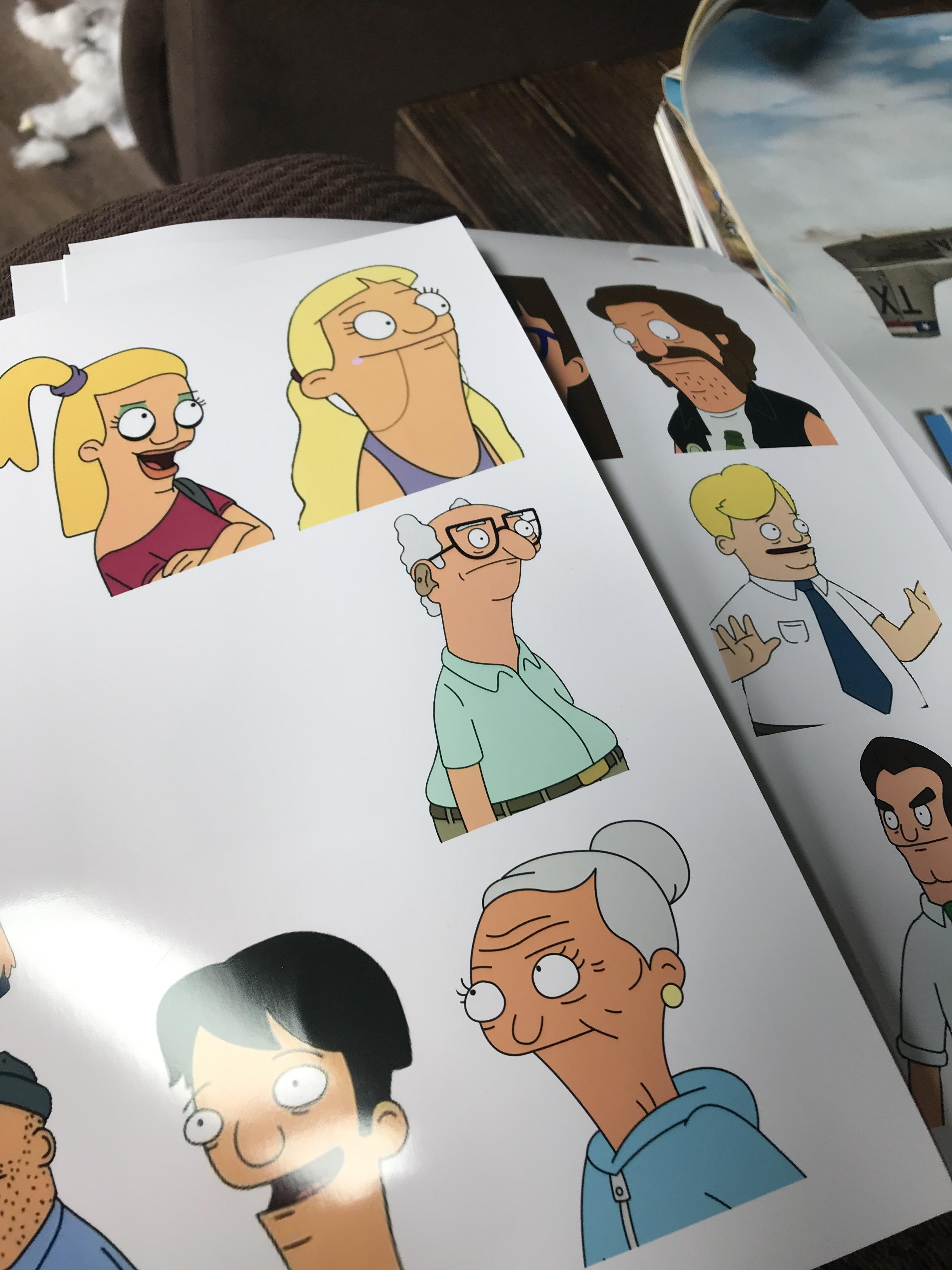 Making My Husband Bobs Burgers Guess Who Scrolller