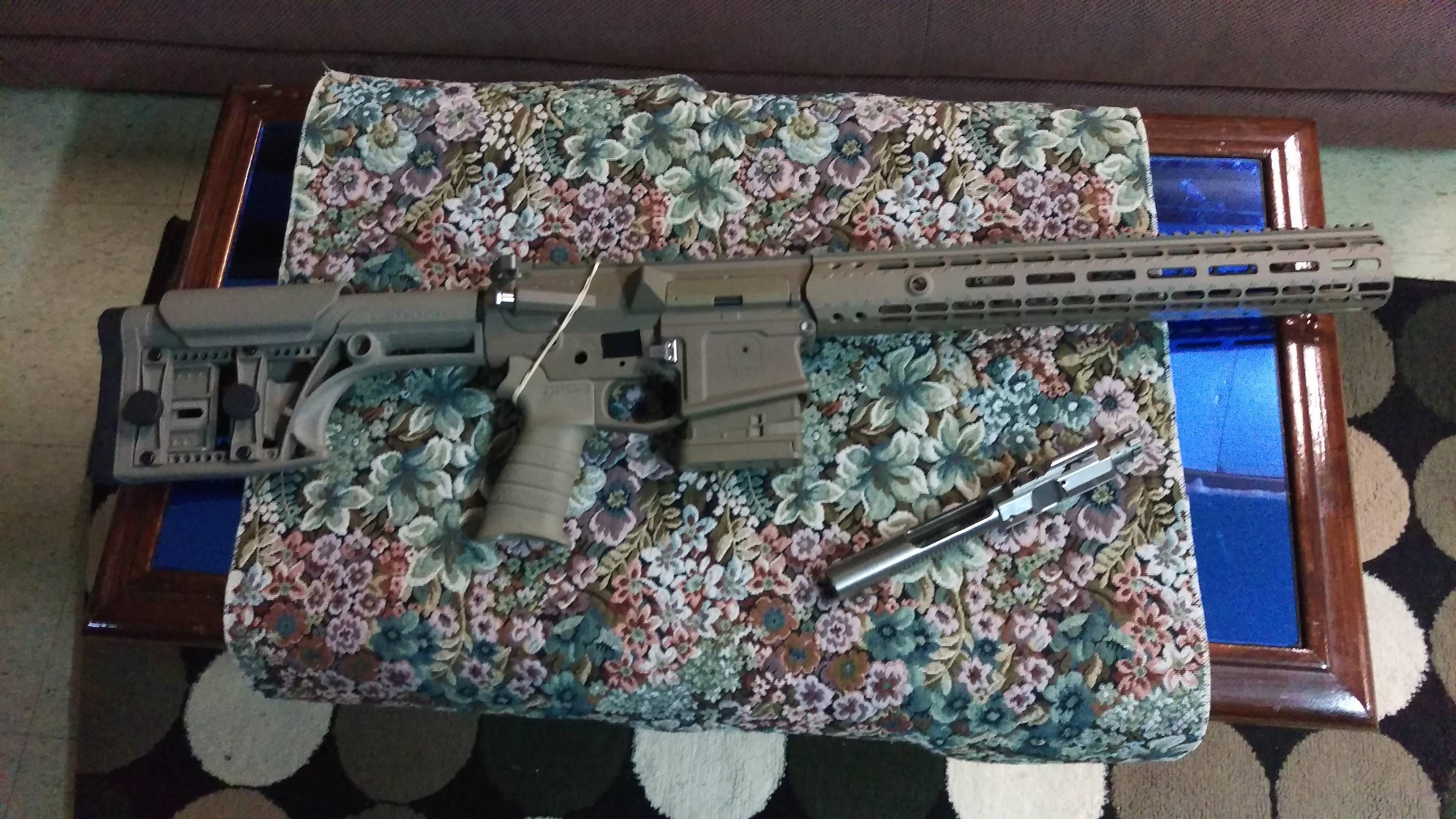 Making progress. New Aero M5 mlock handguard. | Scrolller