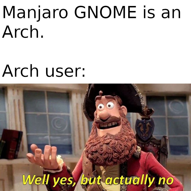Manjaro GNOME is an Arch | Scrolller