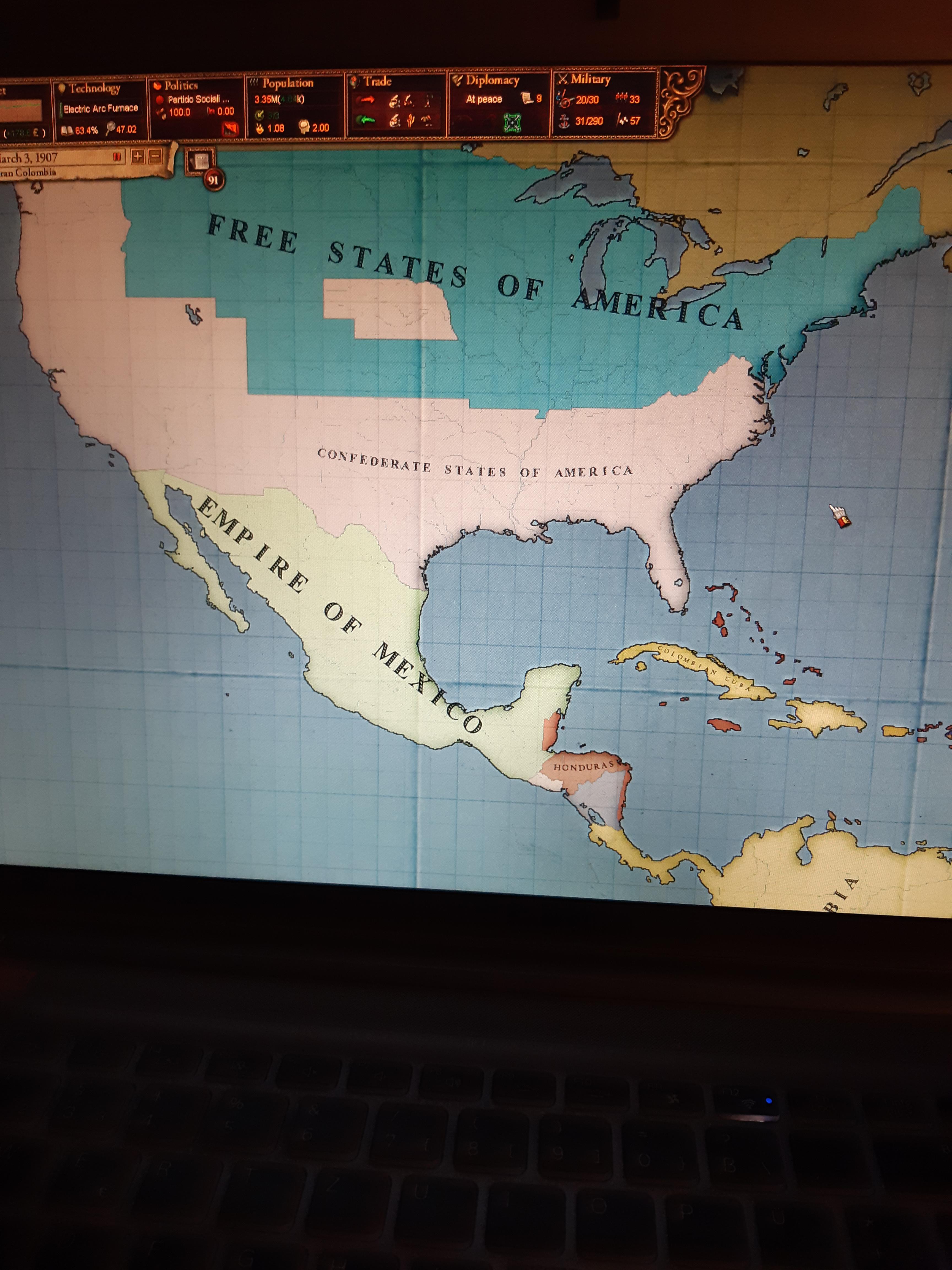 Map of the cursed north america | Scrolller