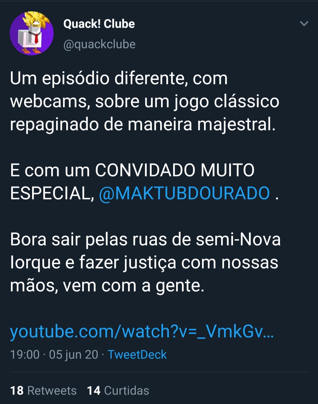 Marcelo Dourado Fazendo Gameplay no Quack | Scrolller