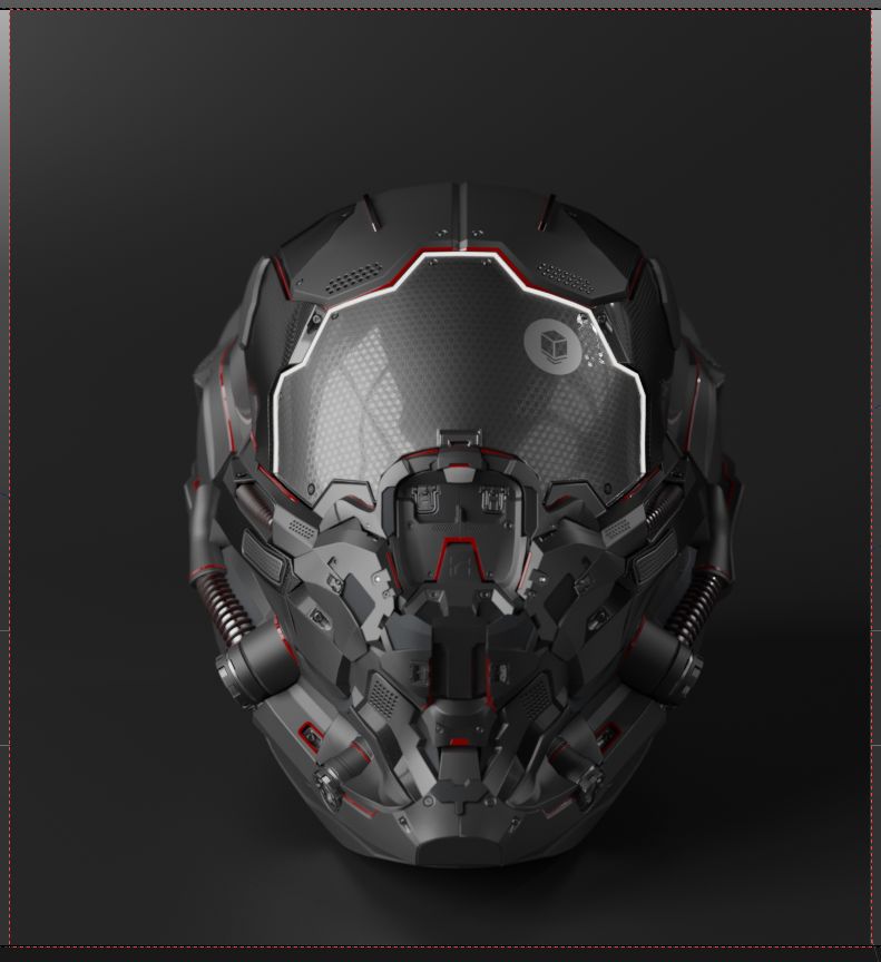 "Mask" blender render | Scrolller