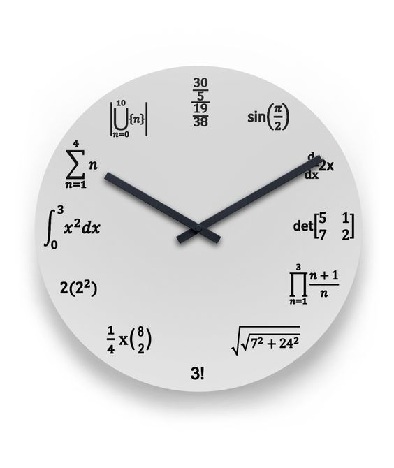 Math Clock For Math Lovers | Scrolller