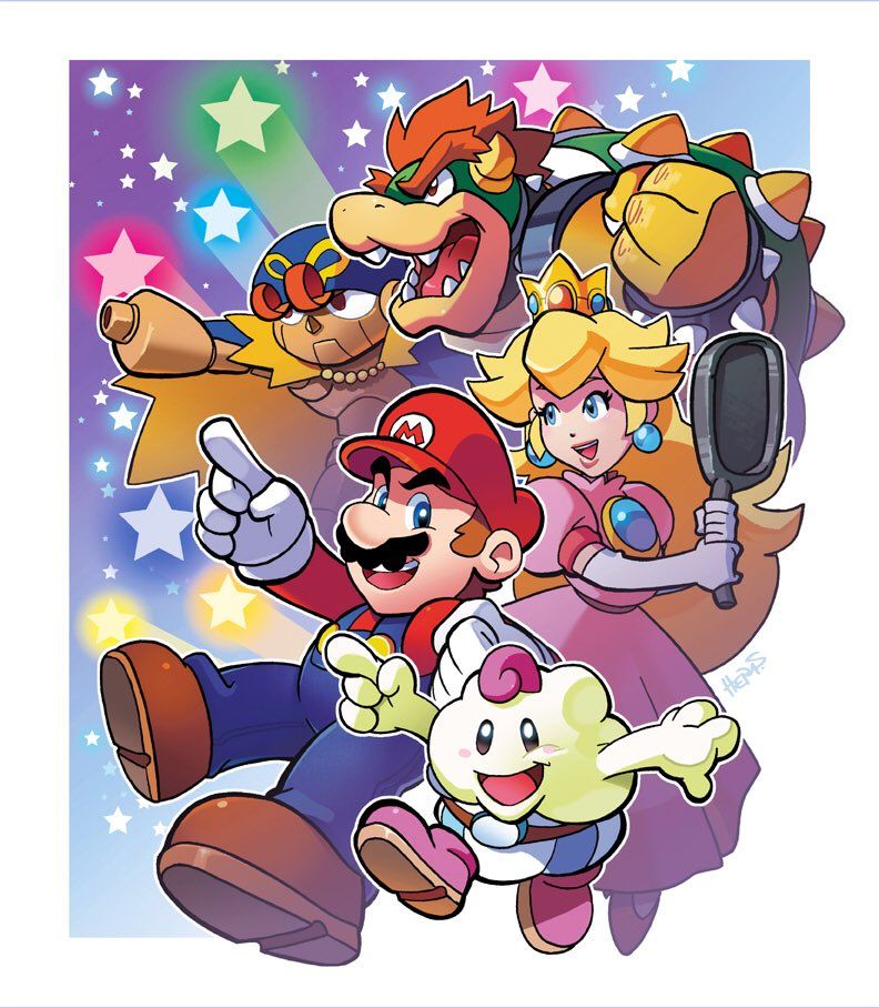 Matt Herms' fanart of Super Mario RPG! | Scrolller