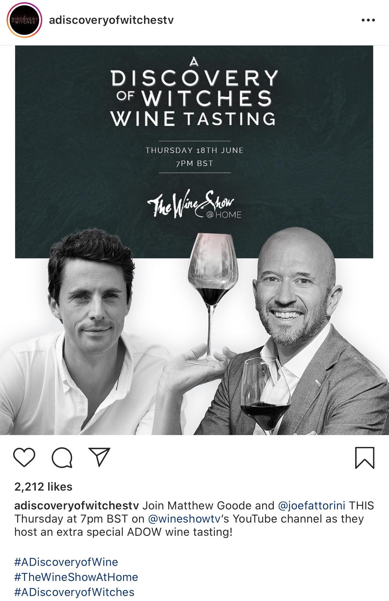 Matthew Goode Wine Tasting on YouTube: 18th June. | Scrolller