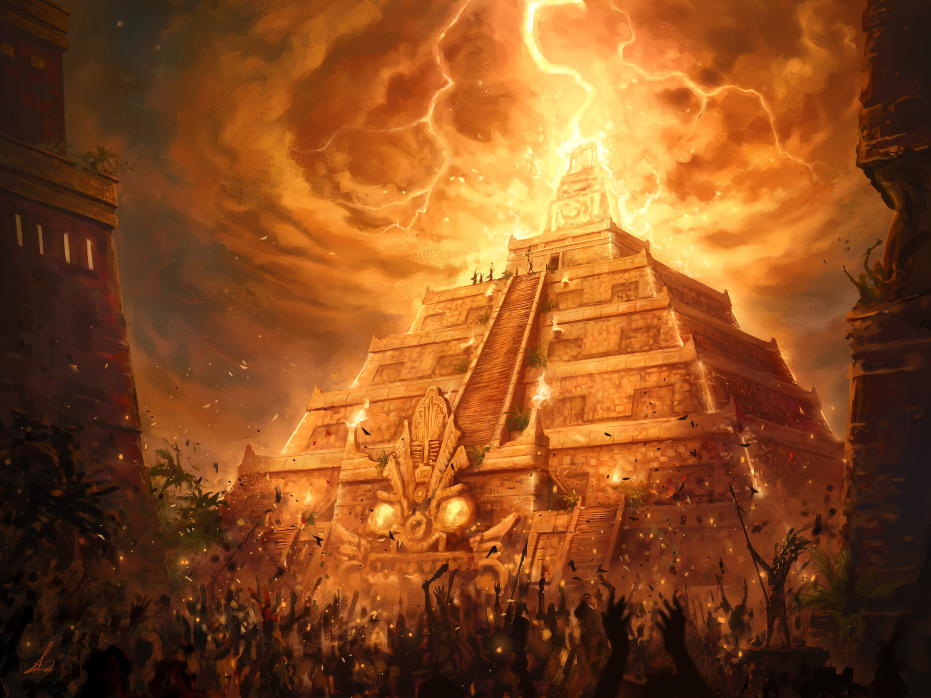 Mayan Lightning Conductor by Petros Stefanidis | Scrolller