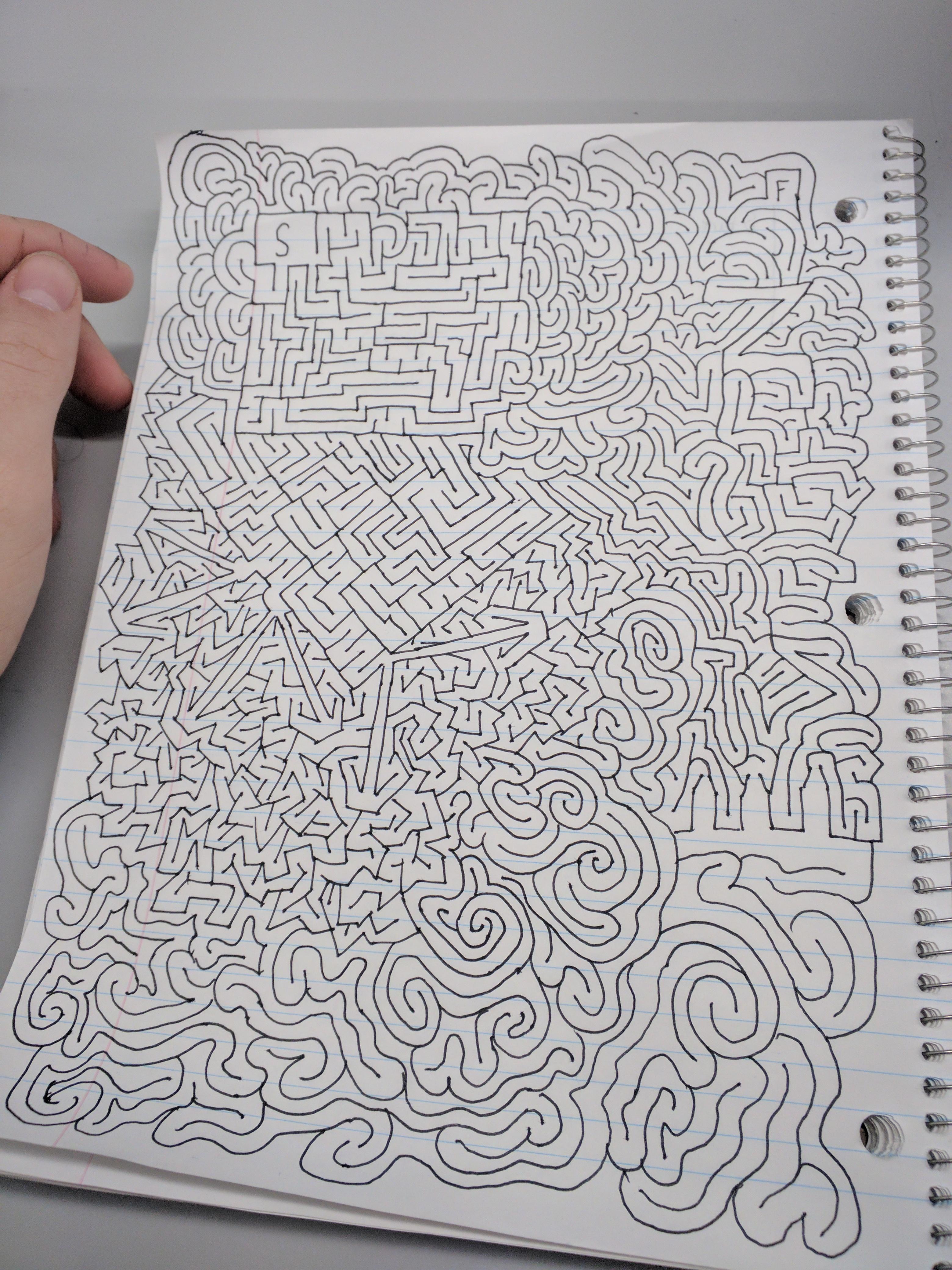 Maze i made during class | Scrolller