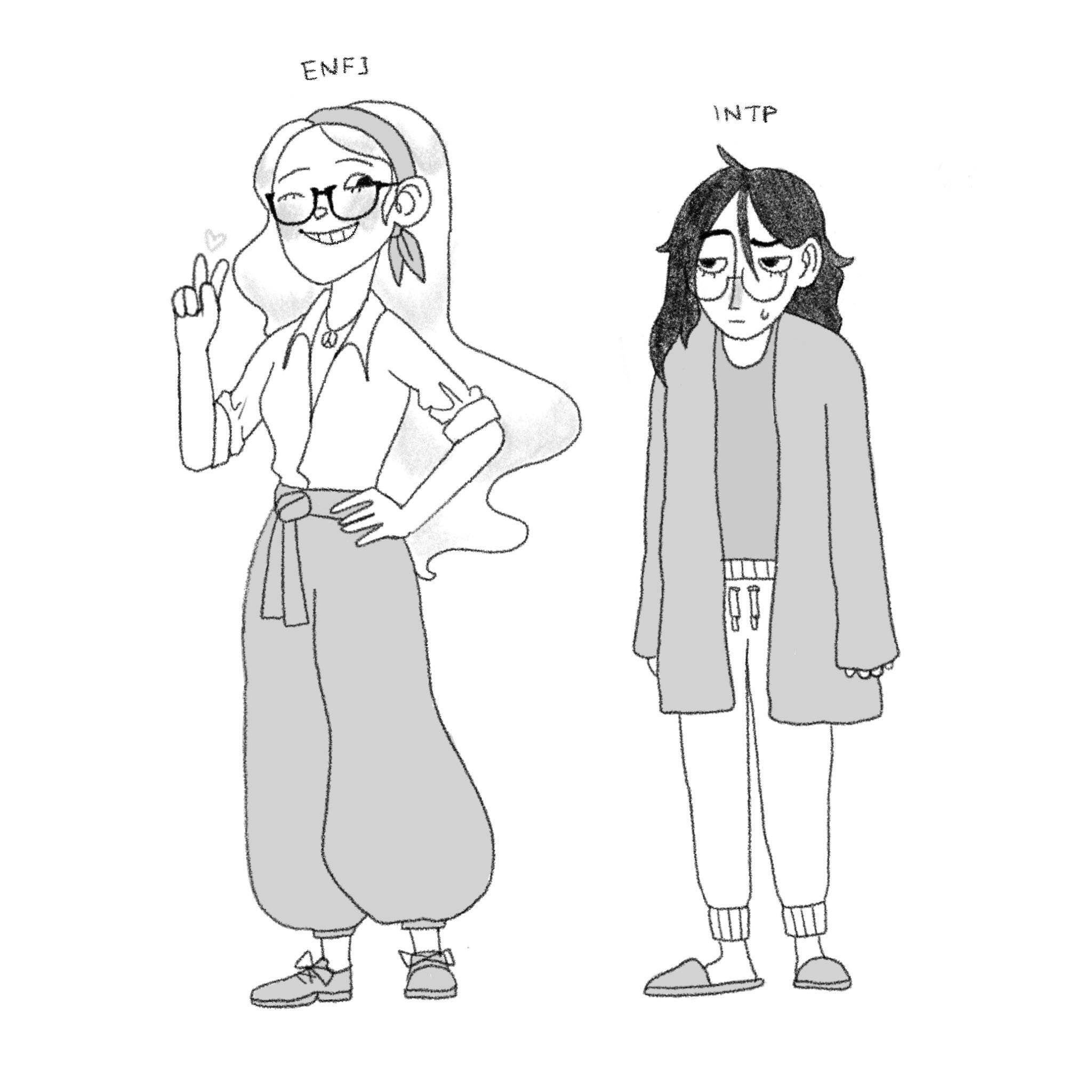 MBTI pairing! Here you go ENFJs and INTPs. The ENFJs is fully based off ... MBTI pairing! Here you go ENFJs and INTPs. The ENFJs is fully based off ...
