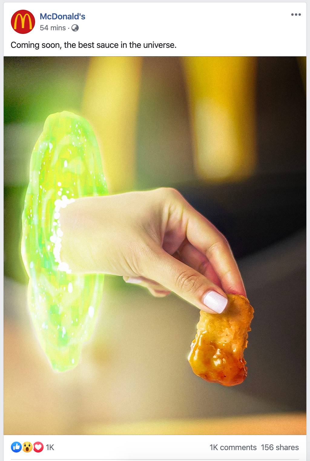 McDonald's NZ! I want that Mulan McNuggets sauce, Morty! That’s my series arc, Morty! | Scrolller