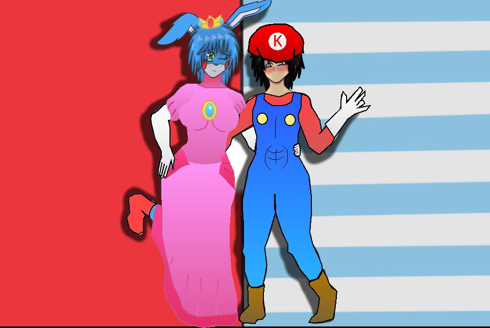 Me and Bonnie as Mario and Peach | Scrolller