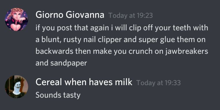 me and my friend had an argument over discord and I personally think the reply is worse than my ...