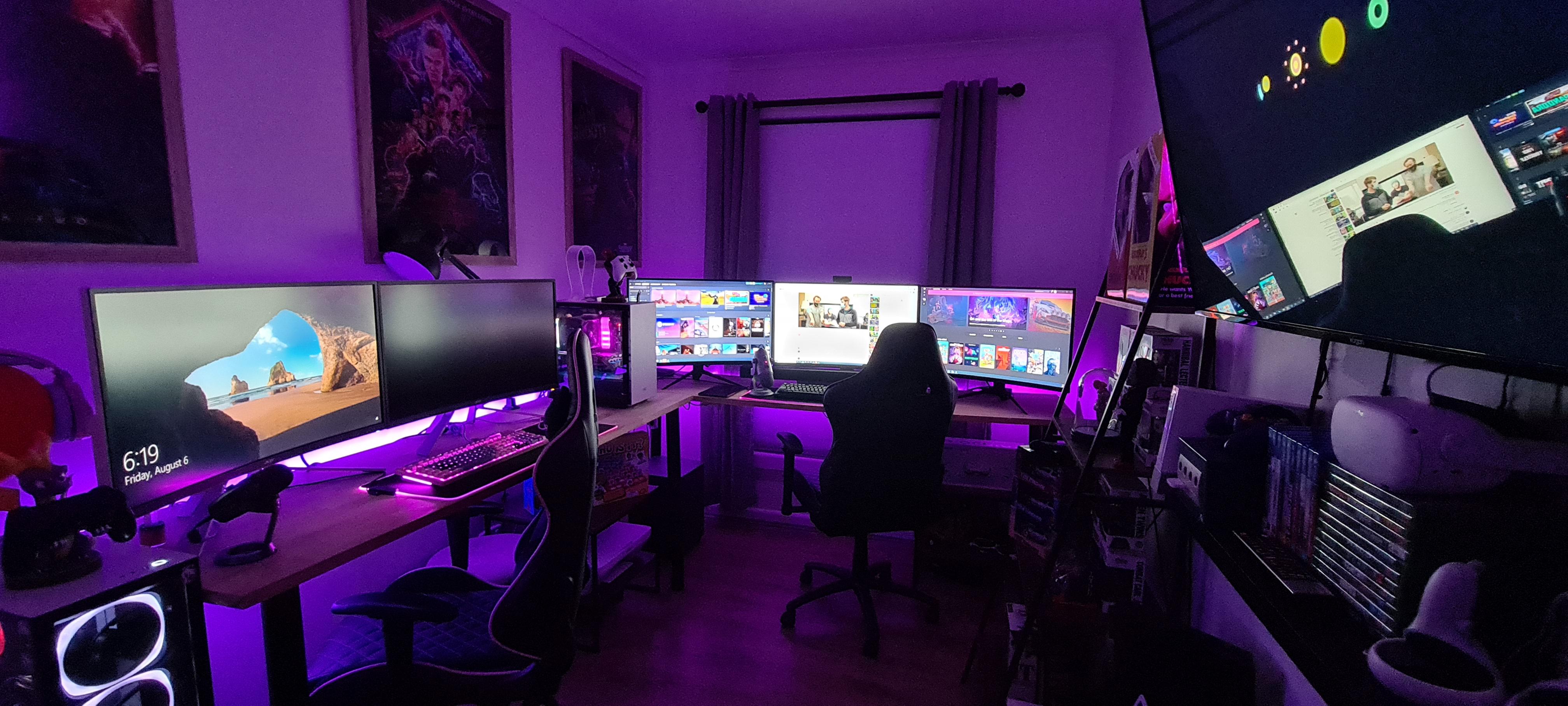 Me and the missus' setup after many hours of overtime | Scrolller