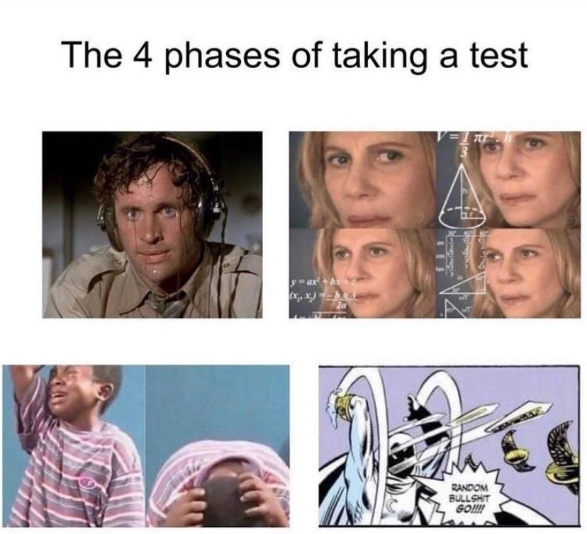 Me During Almost Every Test Scrolller