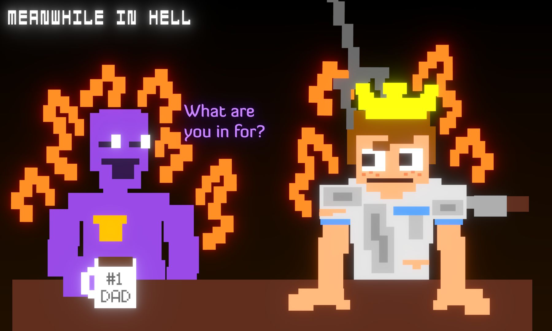 Meanwhile in hell | Scrolller