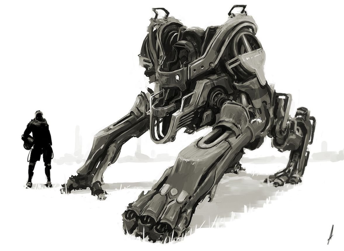 Mech Concept Art [1178×860] | Scrolller