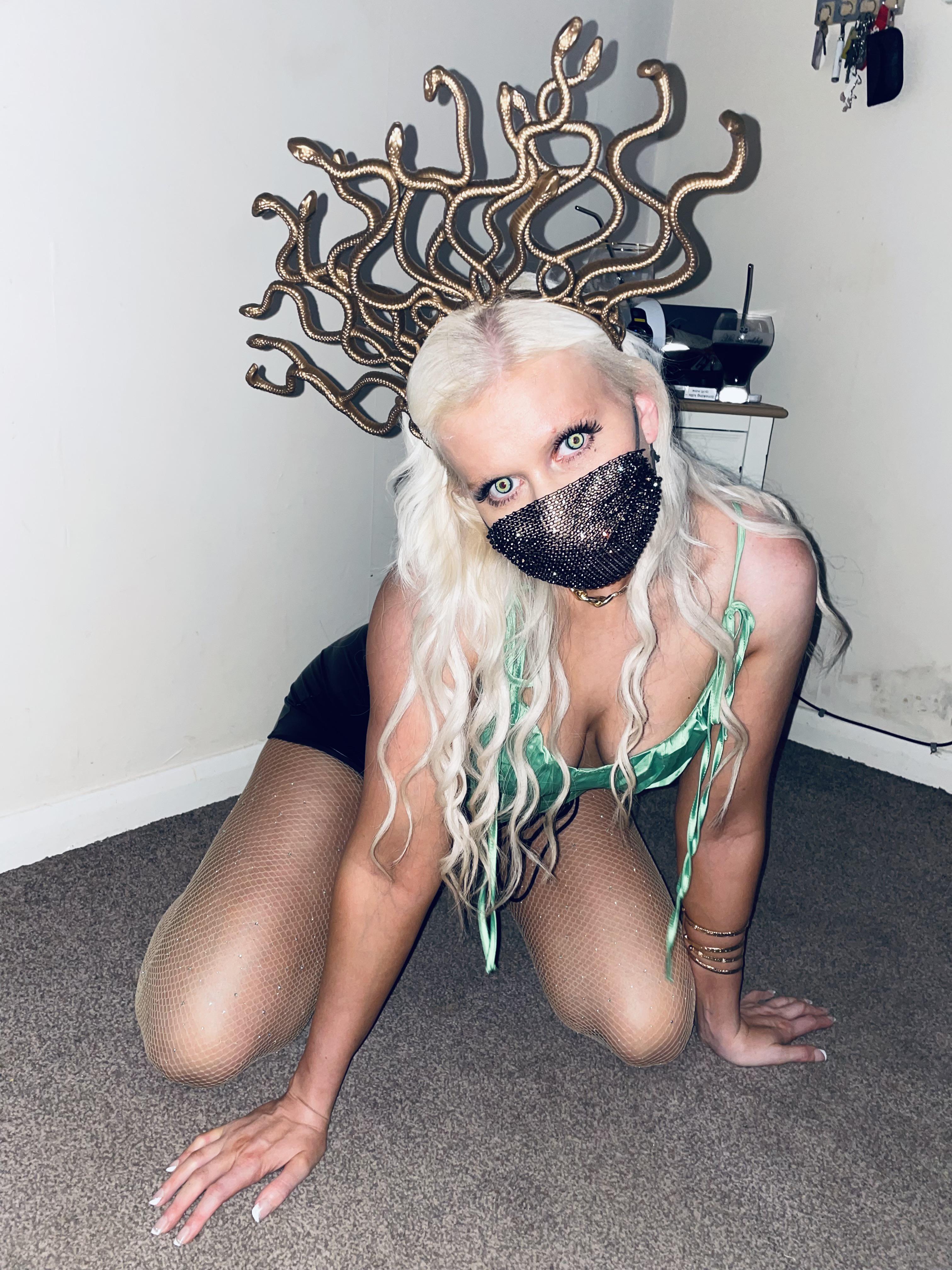 Medusa will seduce ya, look into her eyes then present your wrists for restraint | Scrolller