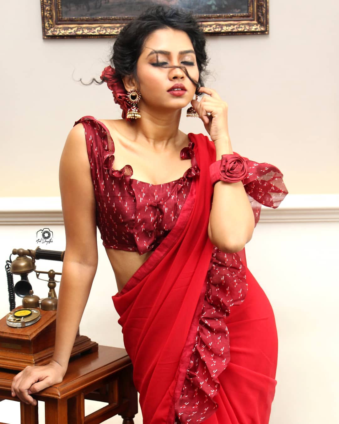 Meera Joshi. Red spicy hot! 🔥🌶️ She is an absolute keep! ♥️😈👅 | Scrolller