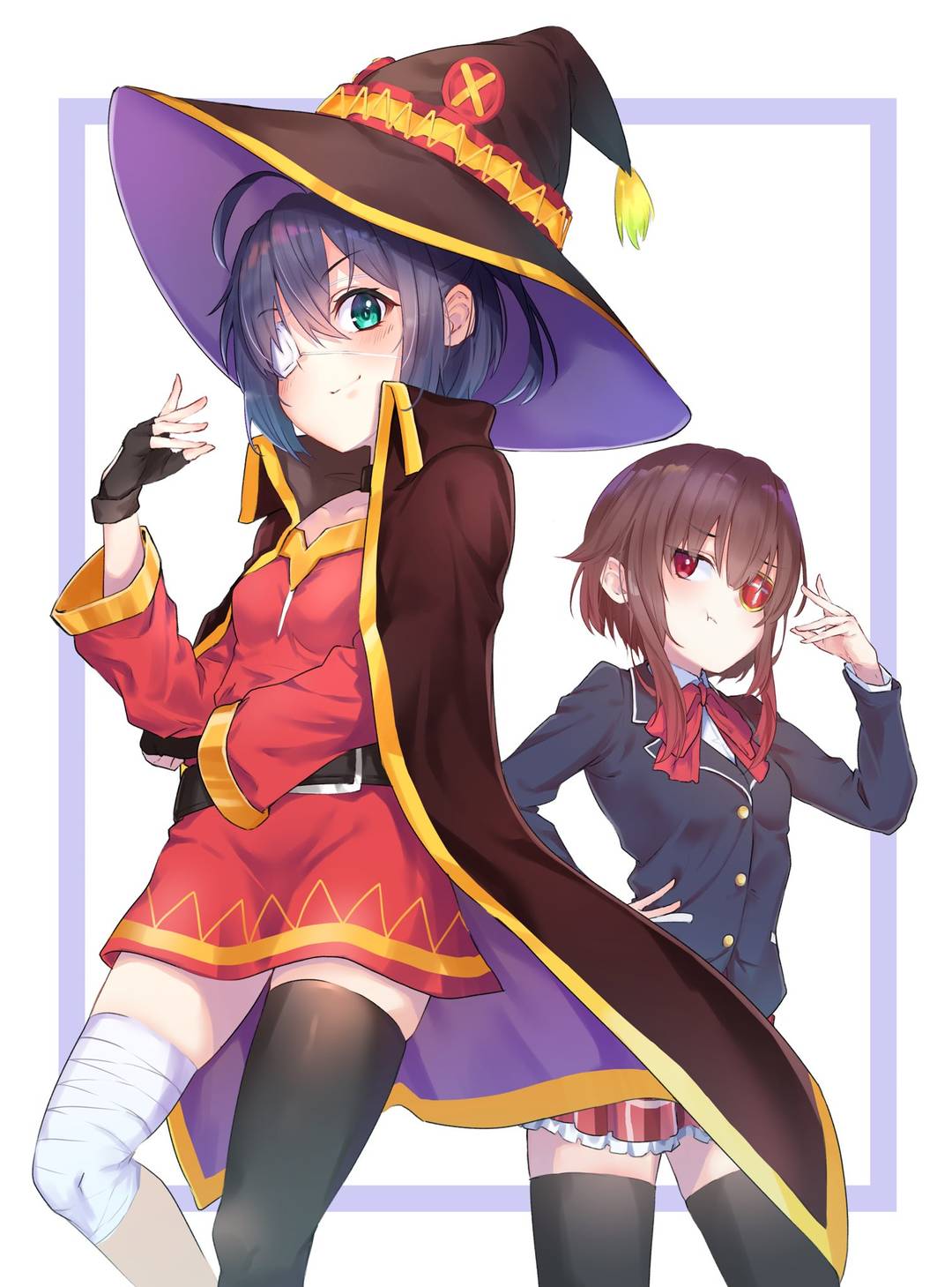 Megumin & Rikka costume swap | Scrolller