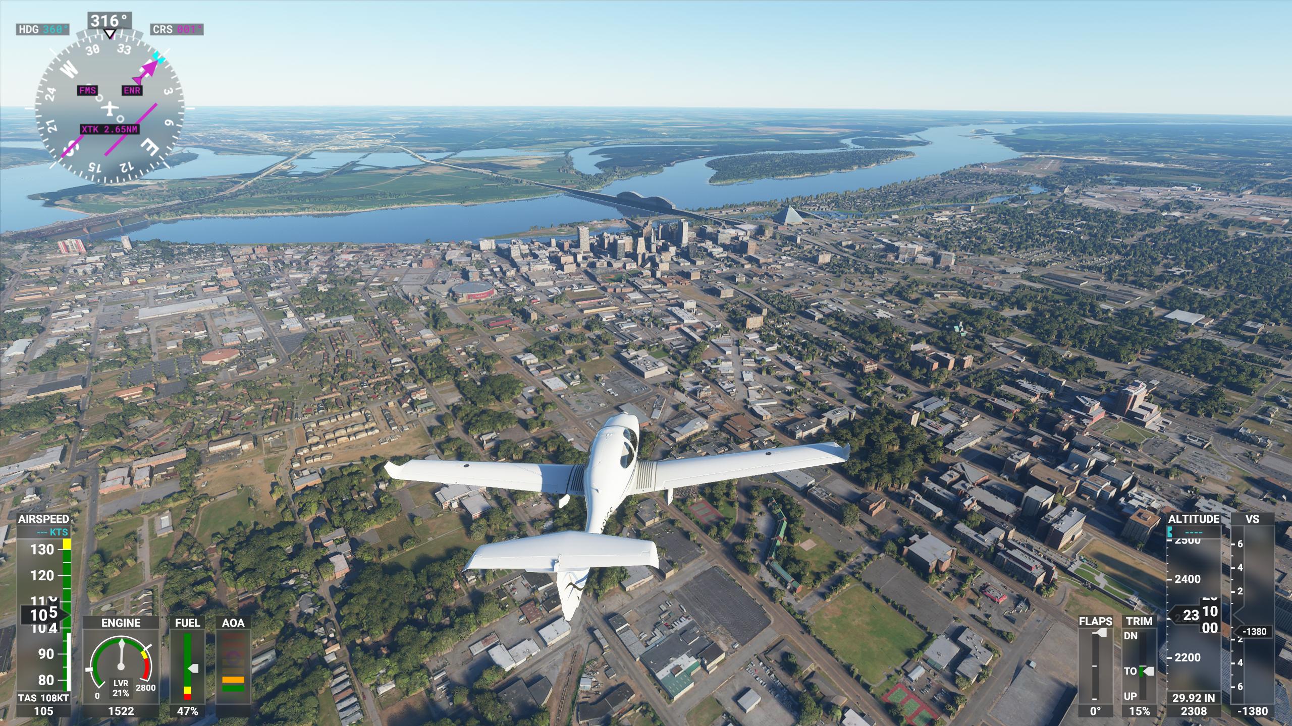 Memphis in Microsoft Flight Simulator 2020 | Scrolller
