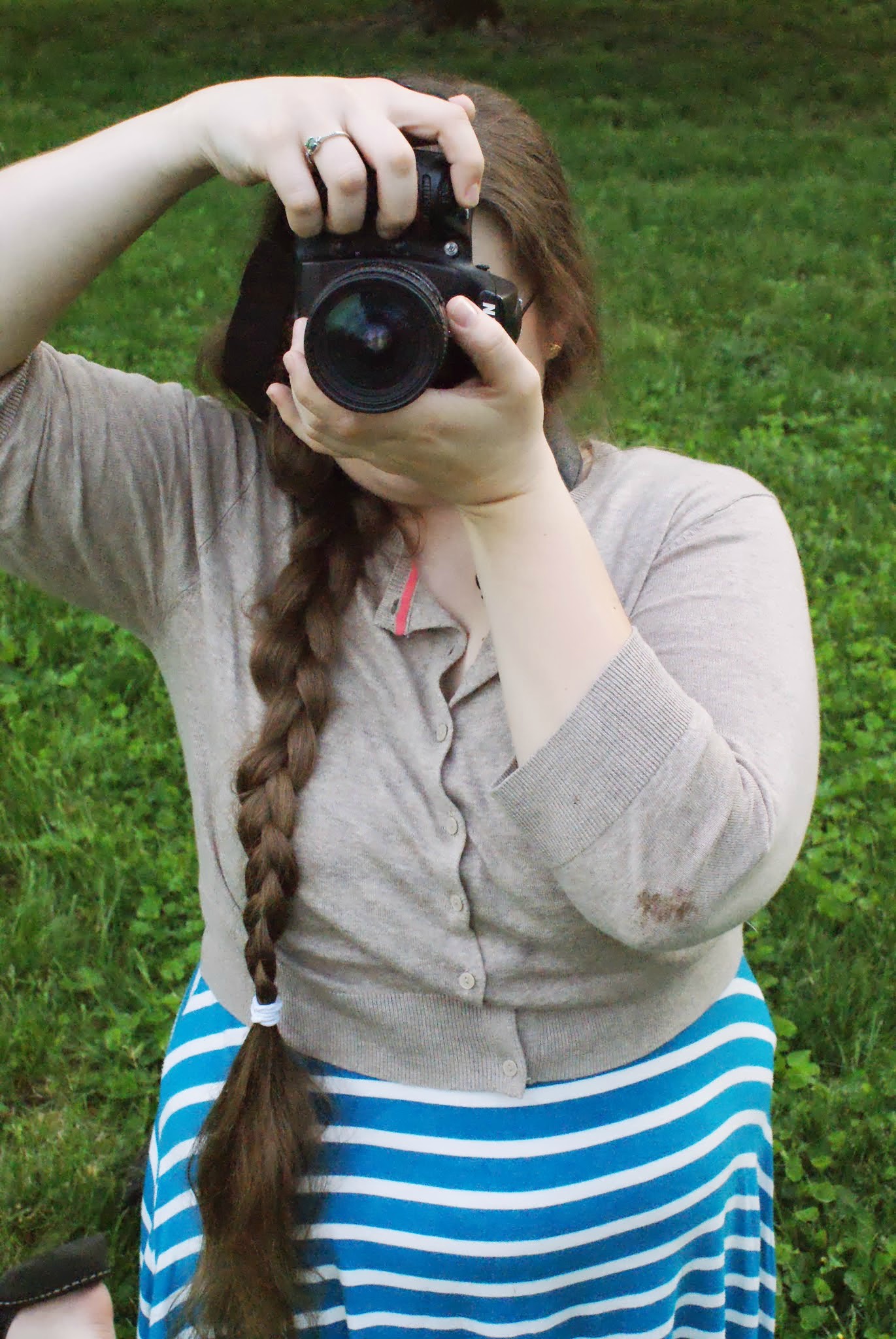 Messy braid from last summer | Scrolller