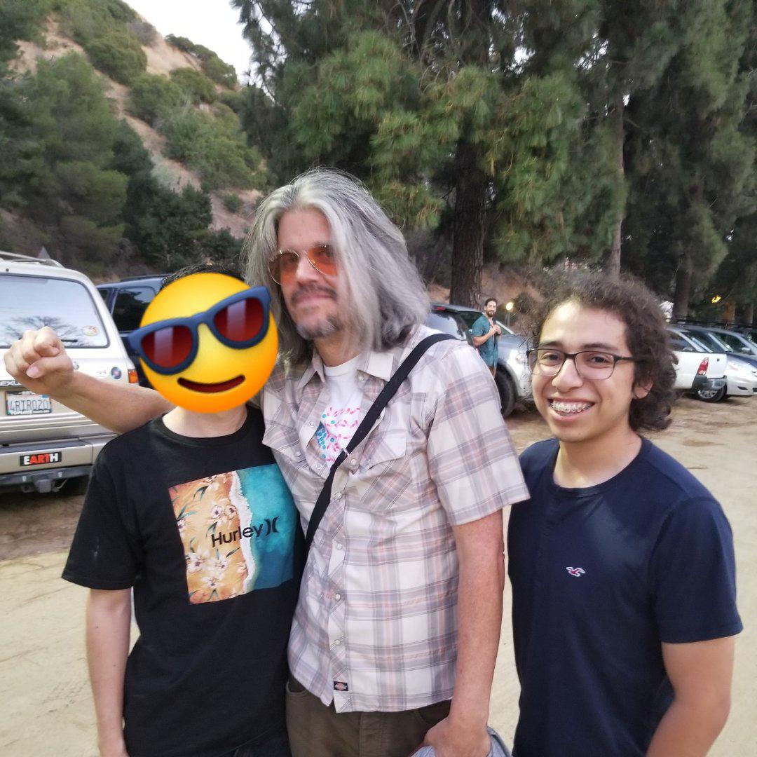 Met Adam yesterday at a King Crimson concert, he parked like 3 spots down from me as we arrived ...