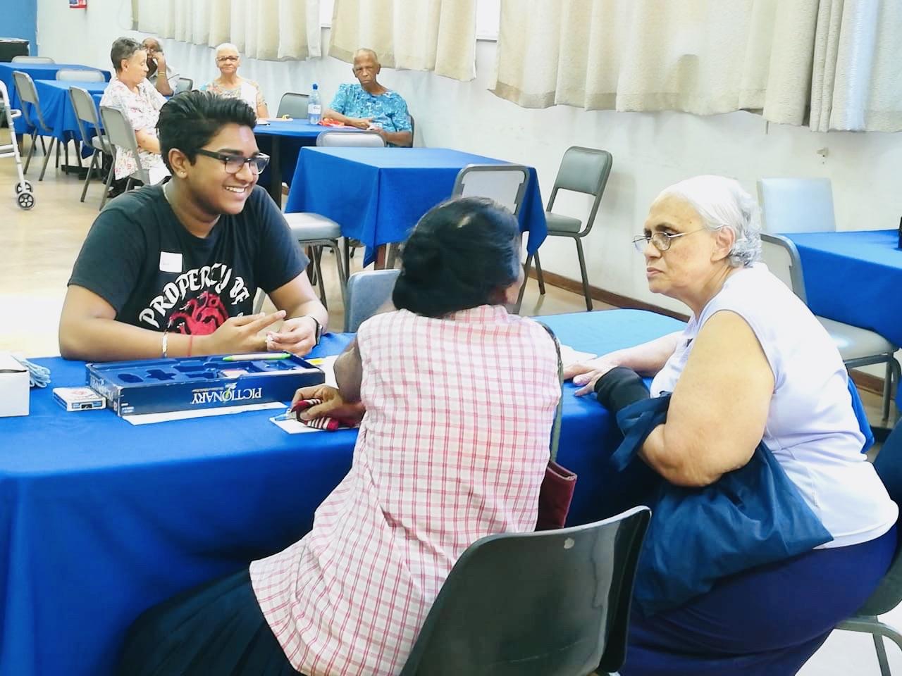 Met these nice ladies in a charity event at an old Age home- the association for the aged (Tafta ...