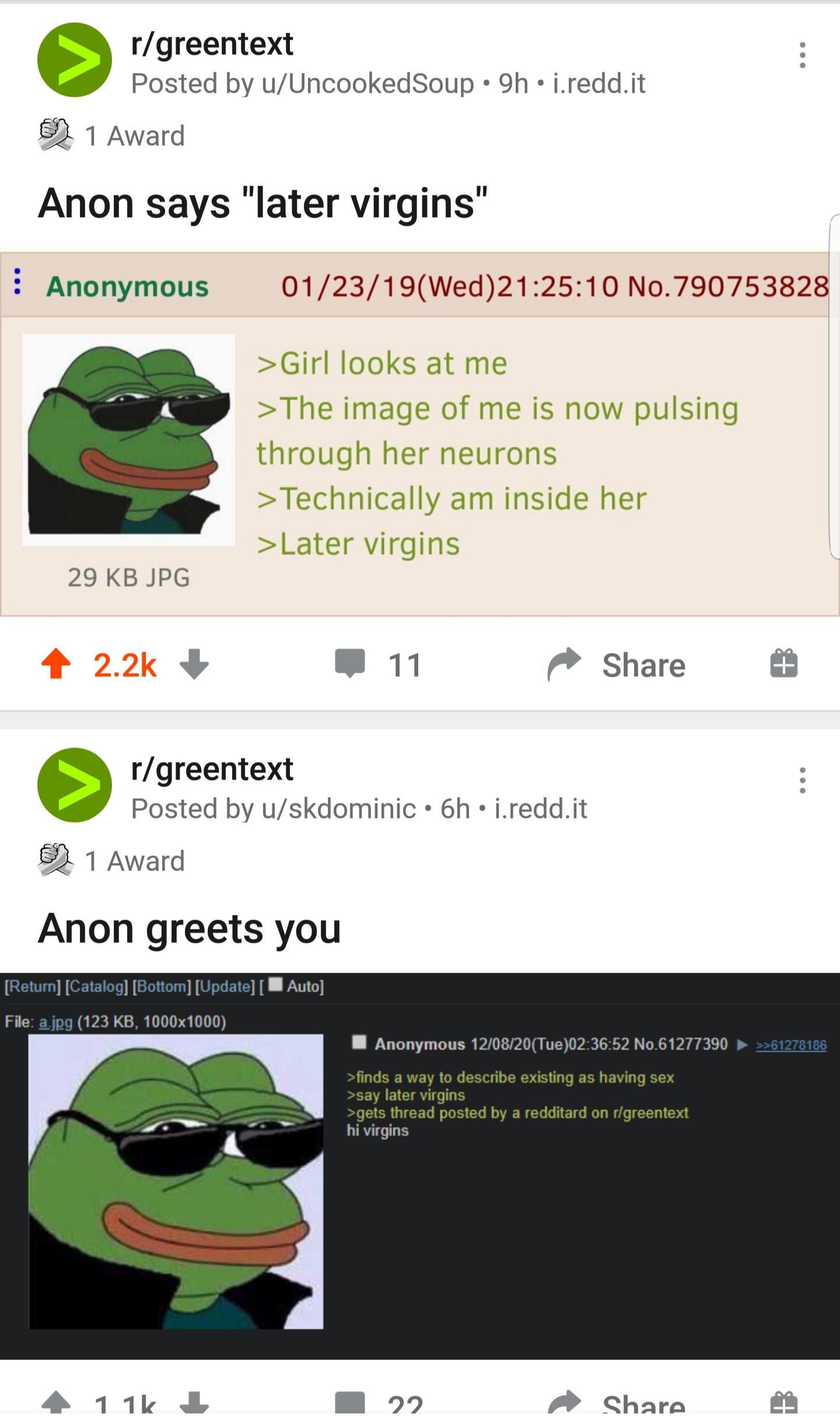 Meta greentext | Scrolller