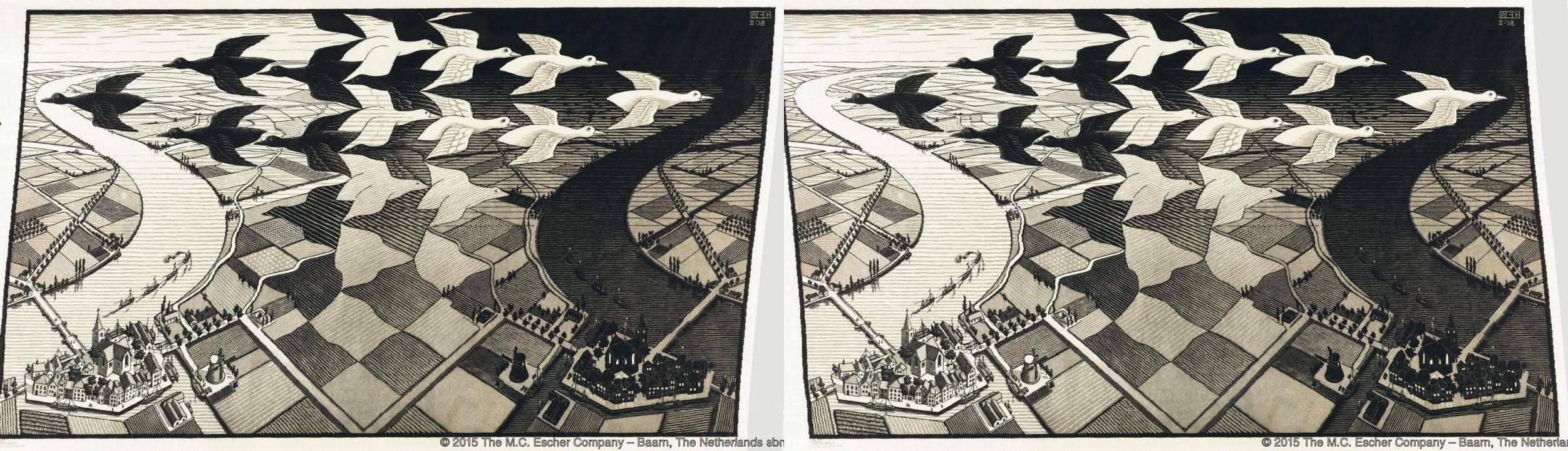 Metamorphosis I - M.C. Escher | Scrolller