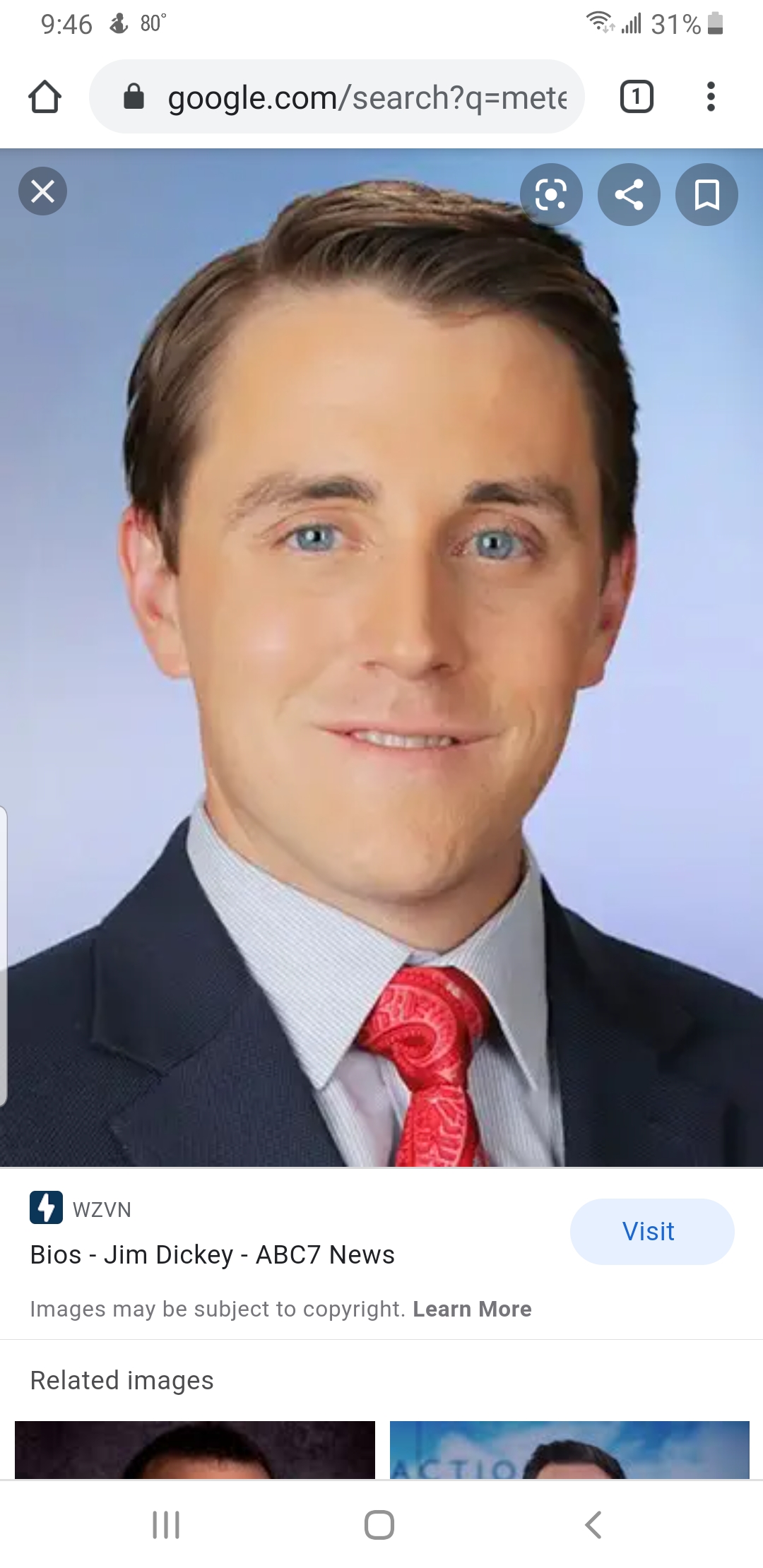 Meteorologist Jim Dickey could have been Loki from Marvel Studios' movie series. | Scrolller